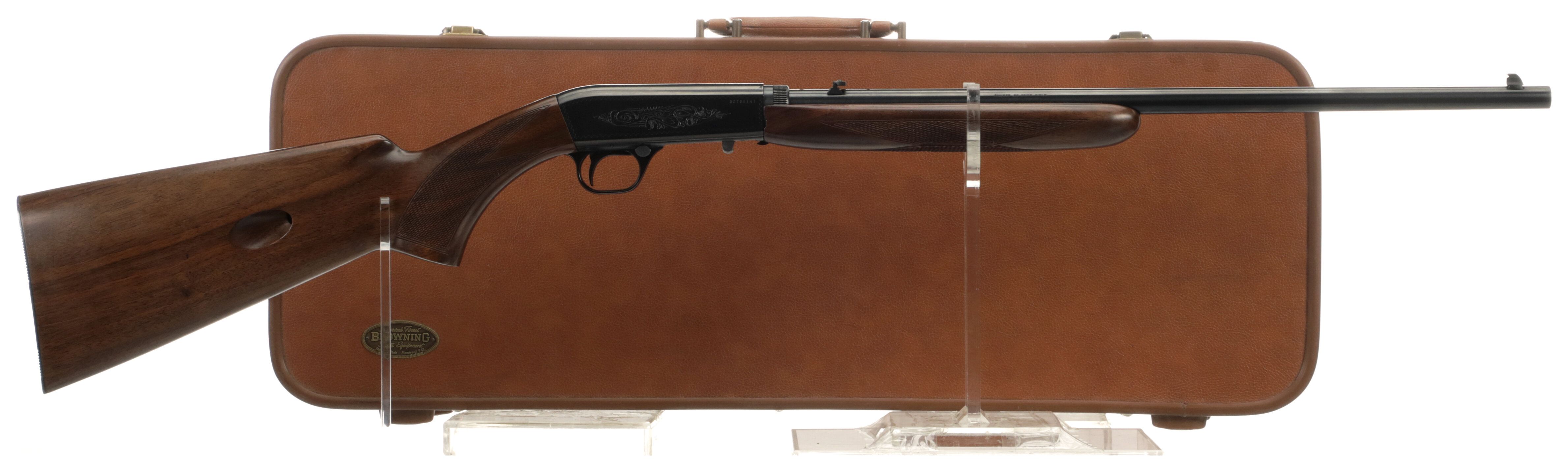 Browning .22 Auto Semi-Automatic Rifle with Case | Rock Island Auction