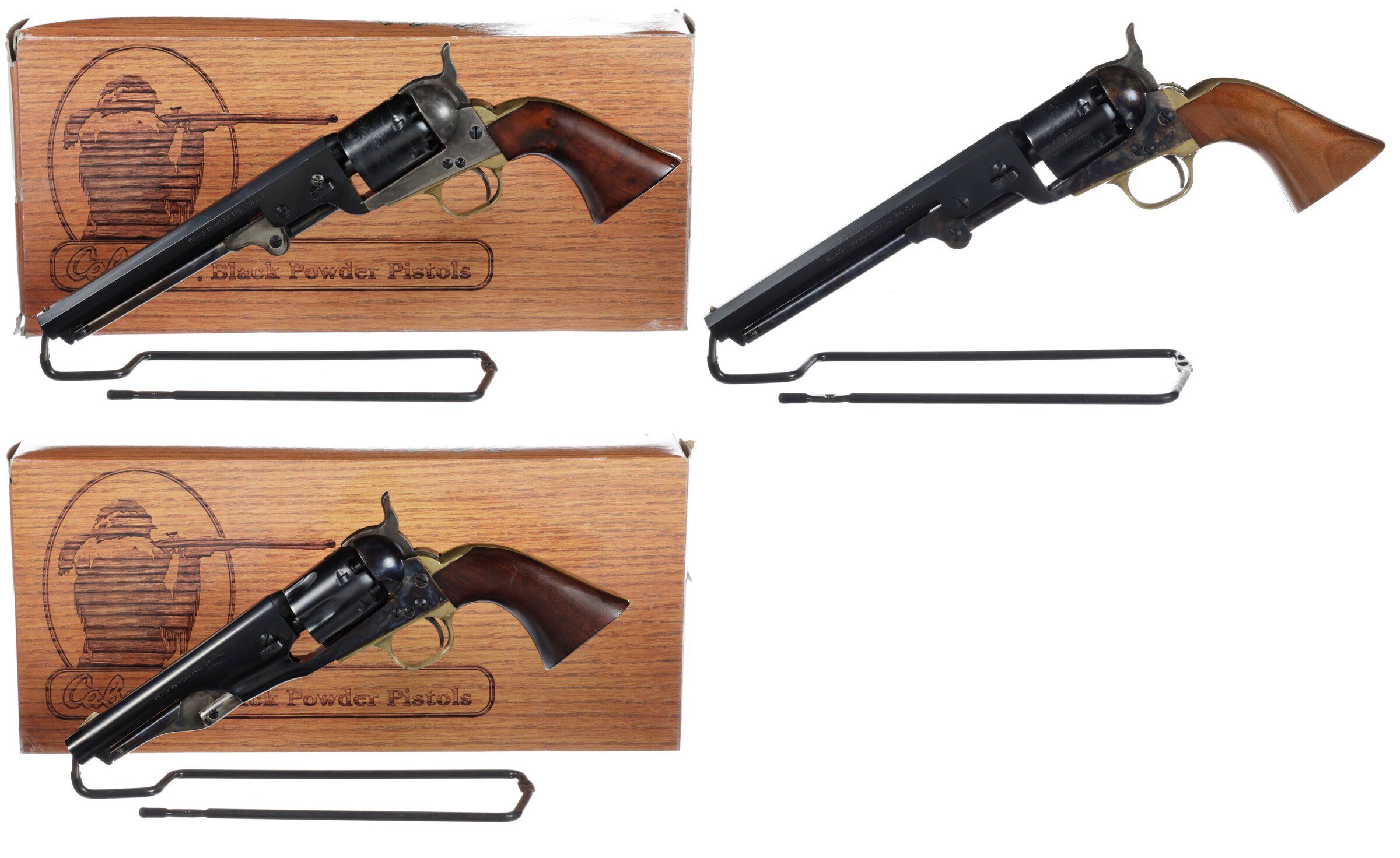 Three F. LLI Pietta Percussion Revolvers | Rock Island Auction