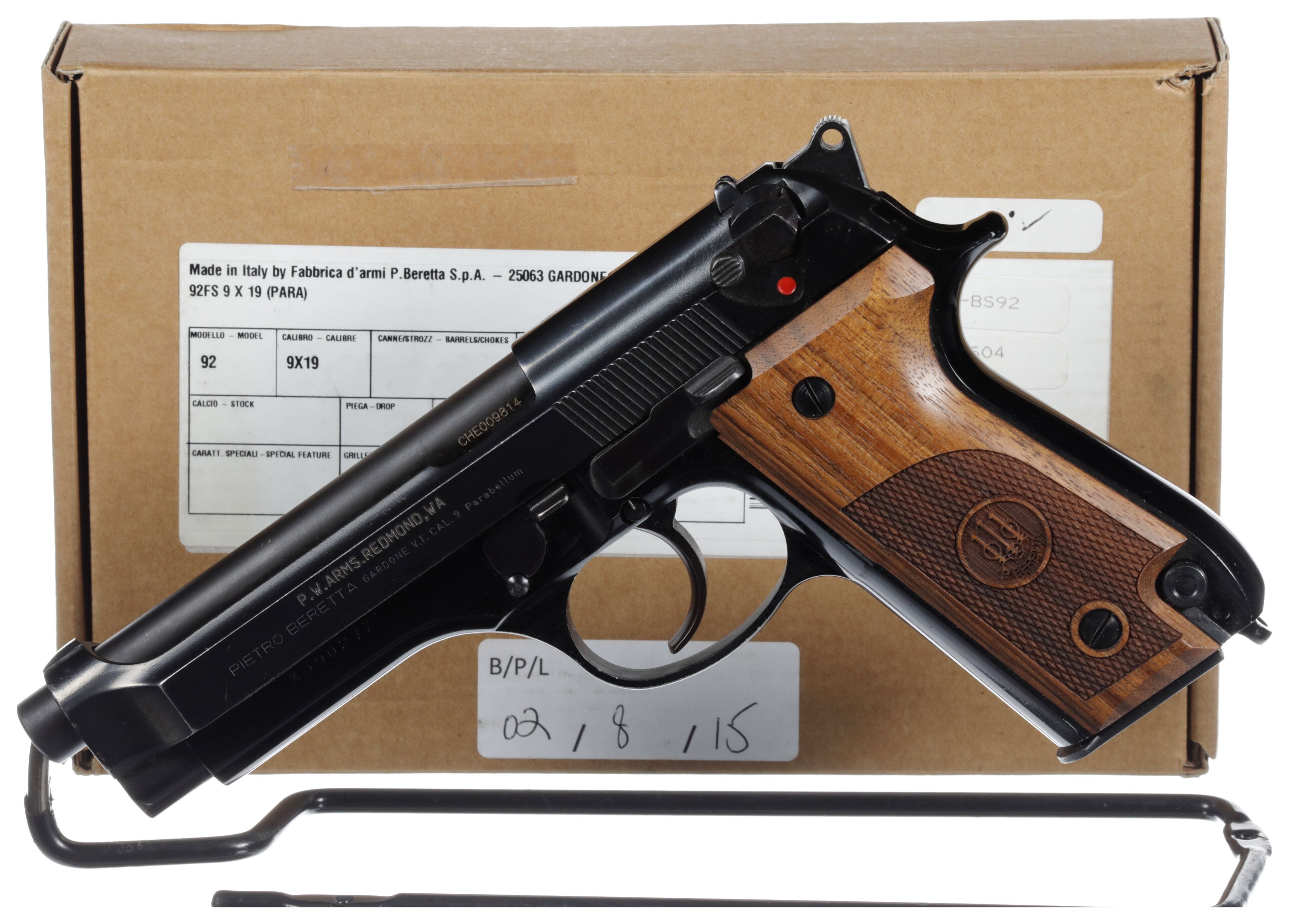 Beretta Model 92S Semi-Automatic Pistol | Rock Island Auction