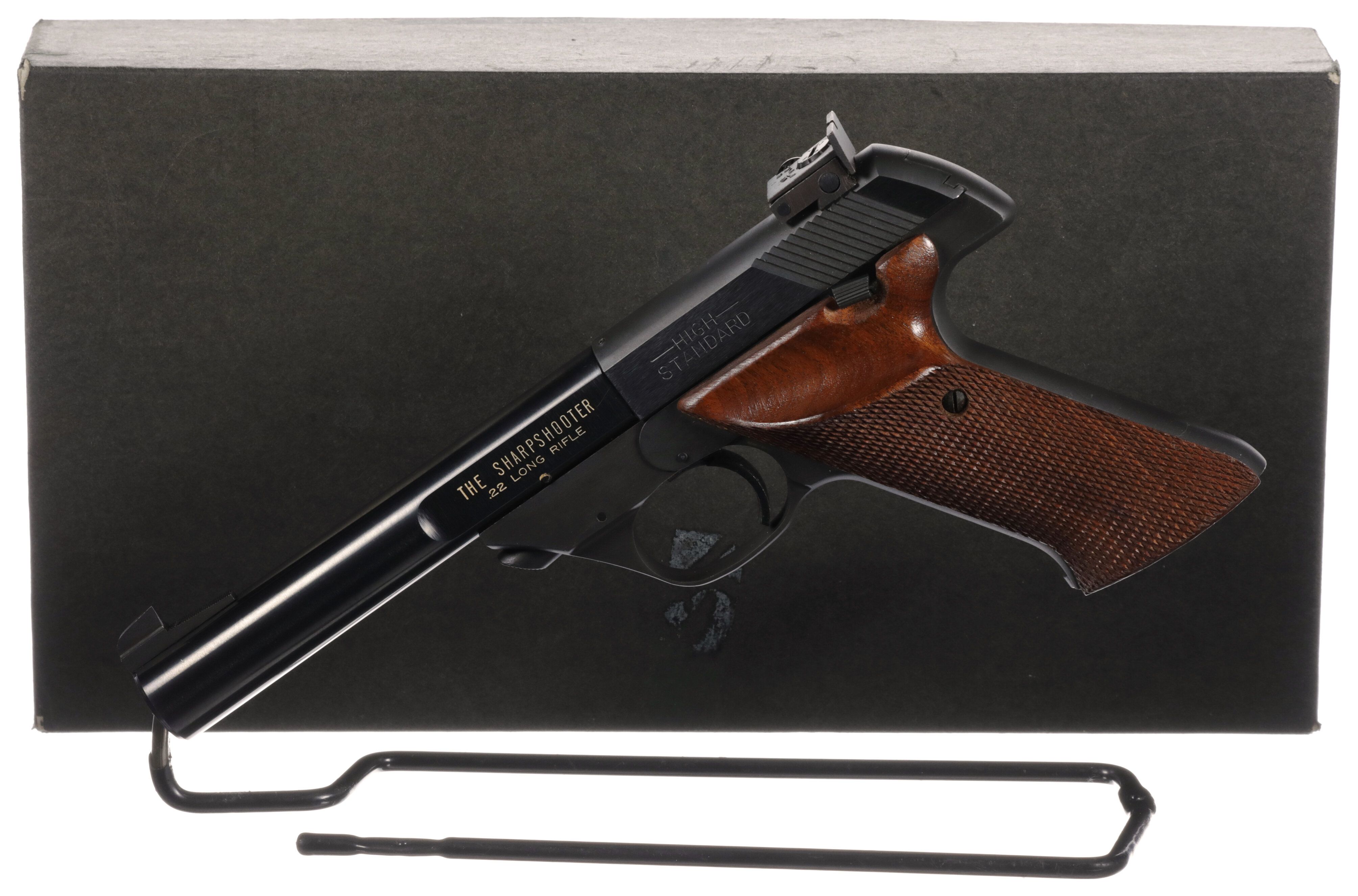 High Standard The Sharpshooter Semi-Automatic Pistol with Box | Rock ...