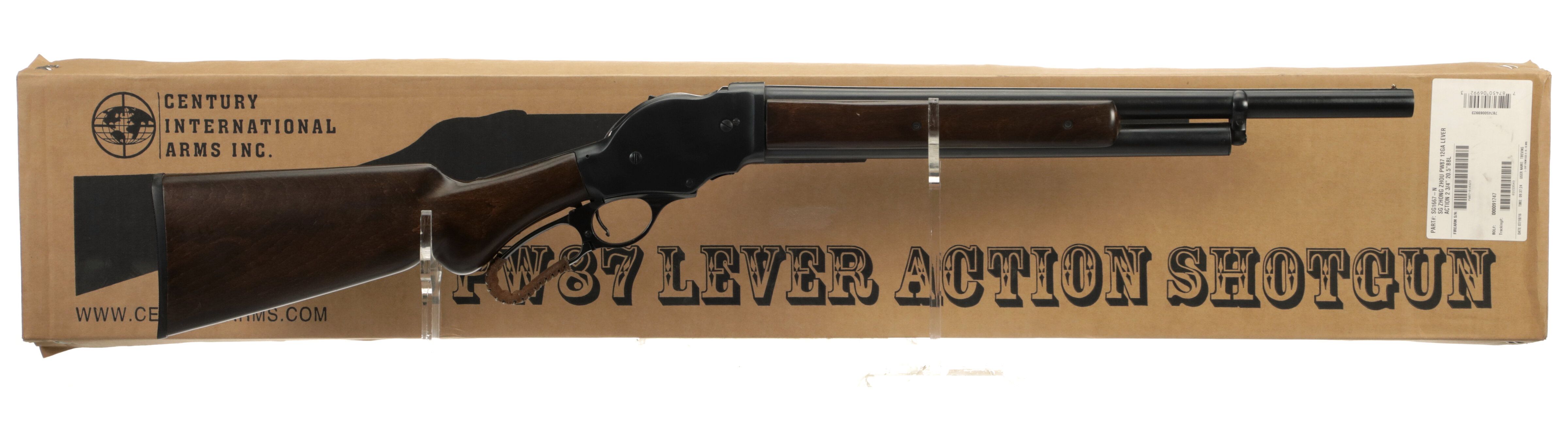 Zhong Zhou Machine Works PW87 Lever Action Shotgun with Box | Rock ...