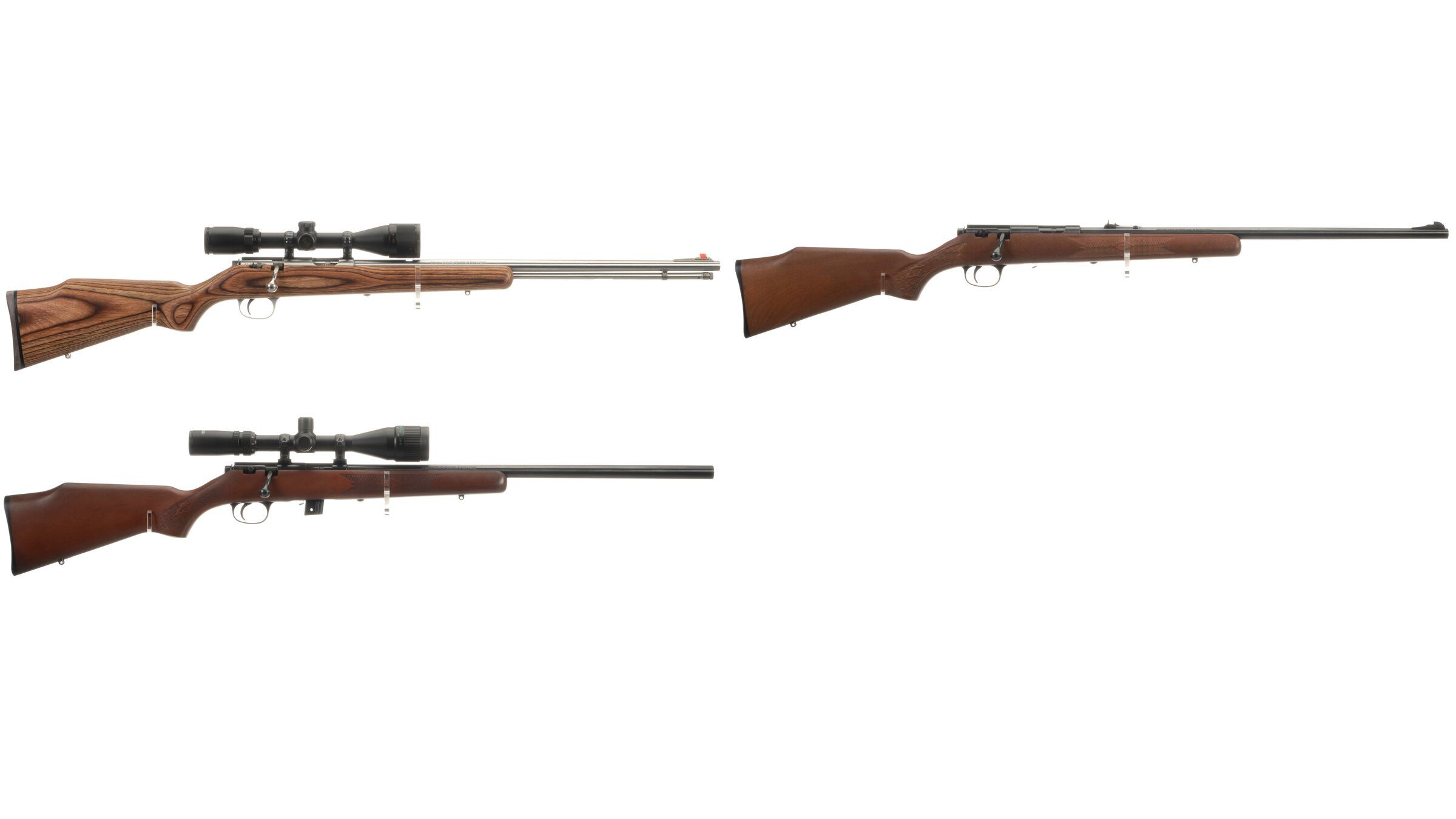 Three Marlin Bolt Action Rifles | Rock Island Auction