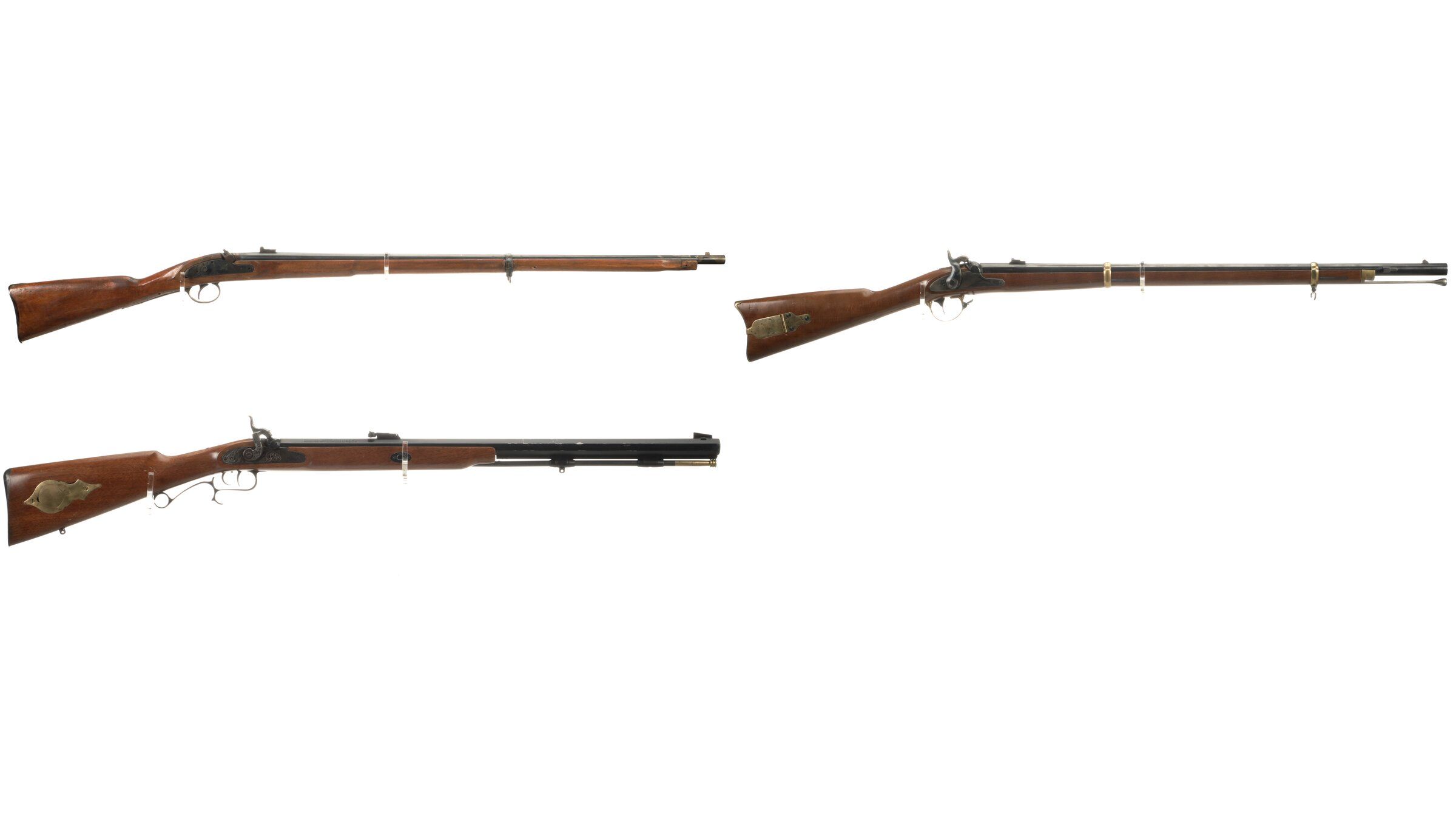 Three Percussion Rifles | Rock Island Auction