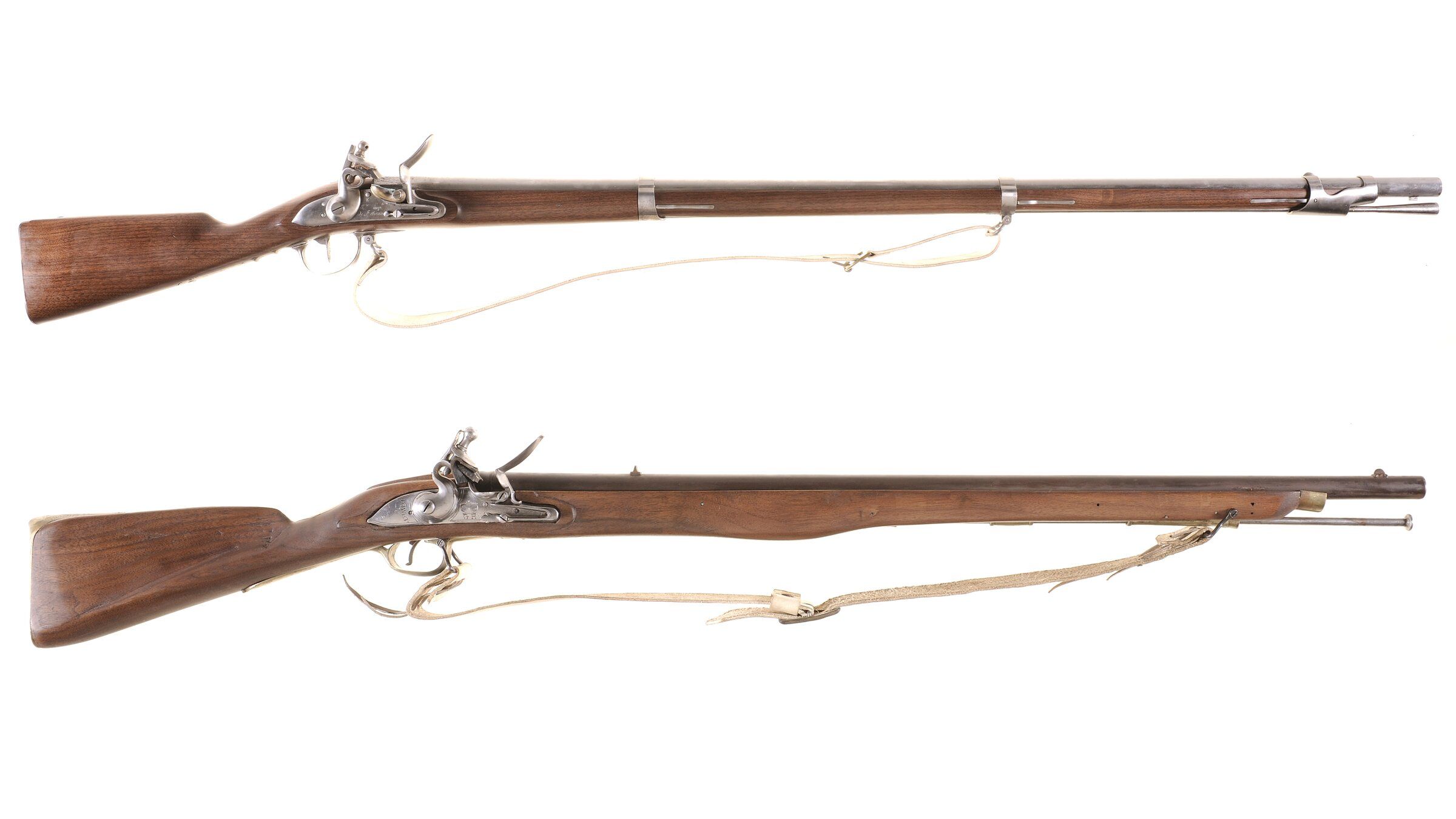 Two Reproduction Flintlock Rifles | Rock Island Auction