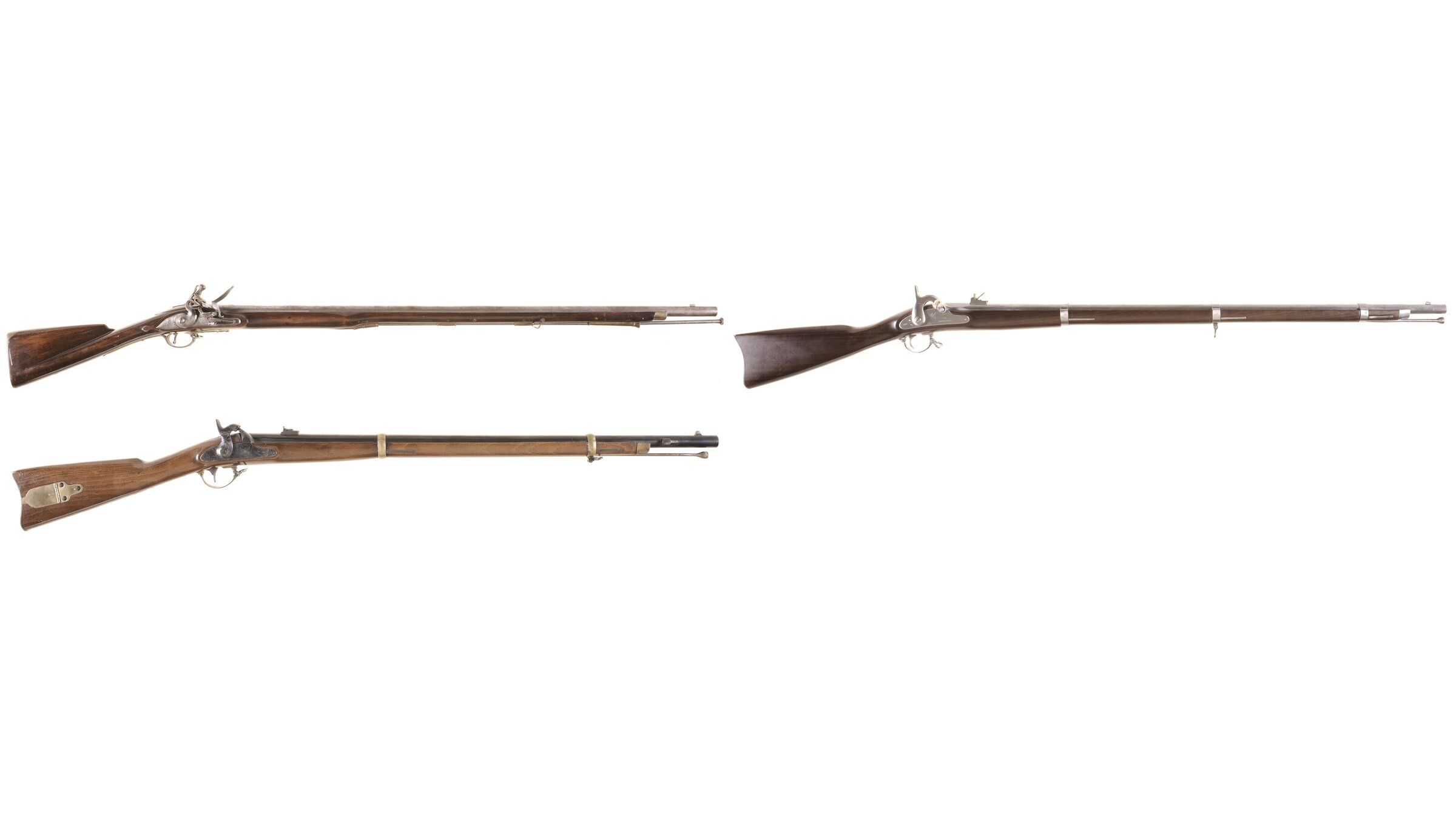 Three Reproduction Black Powder Rifles | Rock Island Auction