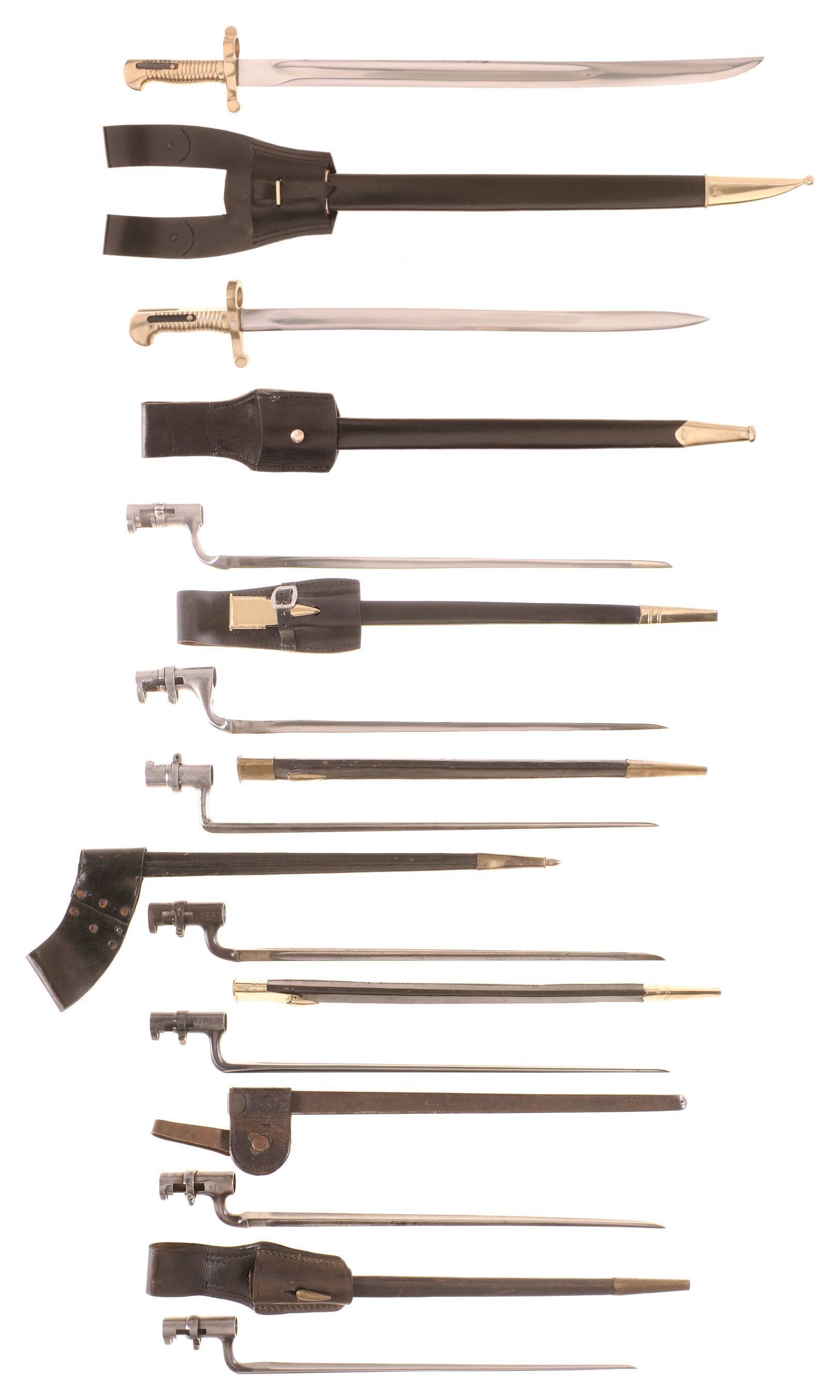 Group of Assorted Bayonets and Long Gun Accessories | Rock Island Auction