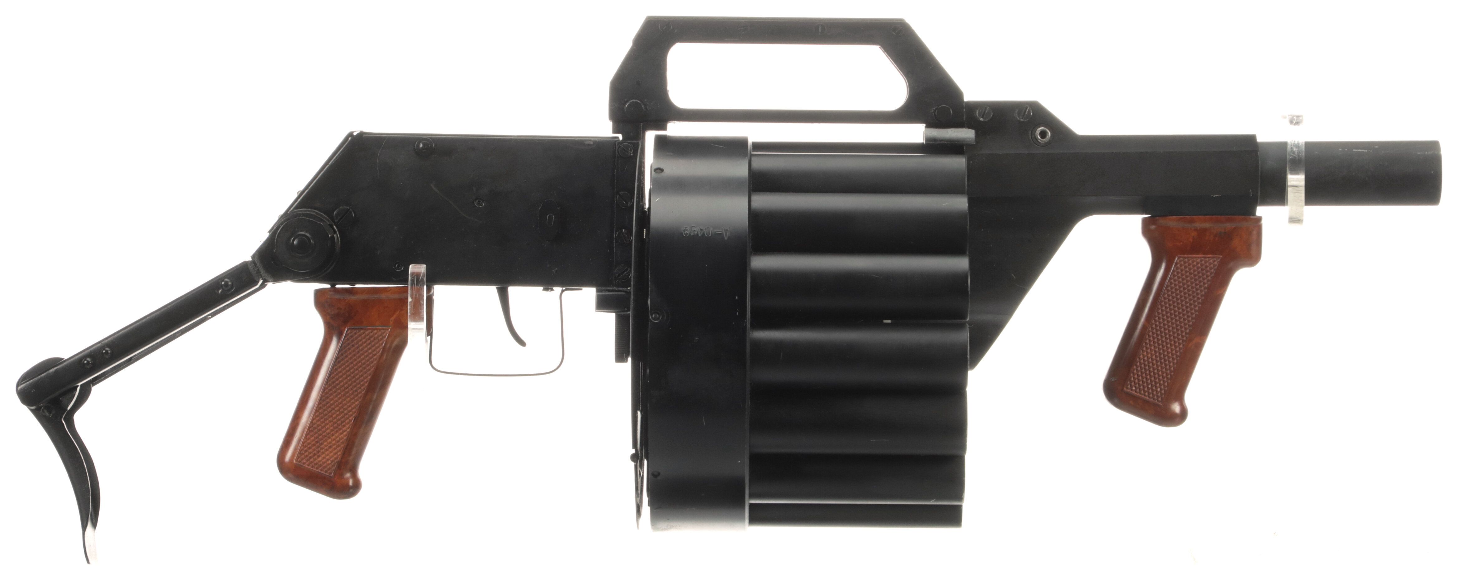 Polish RGA-86 Revolving 15-Shot Flare Launcher | Rock Island Auction