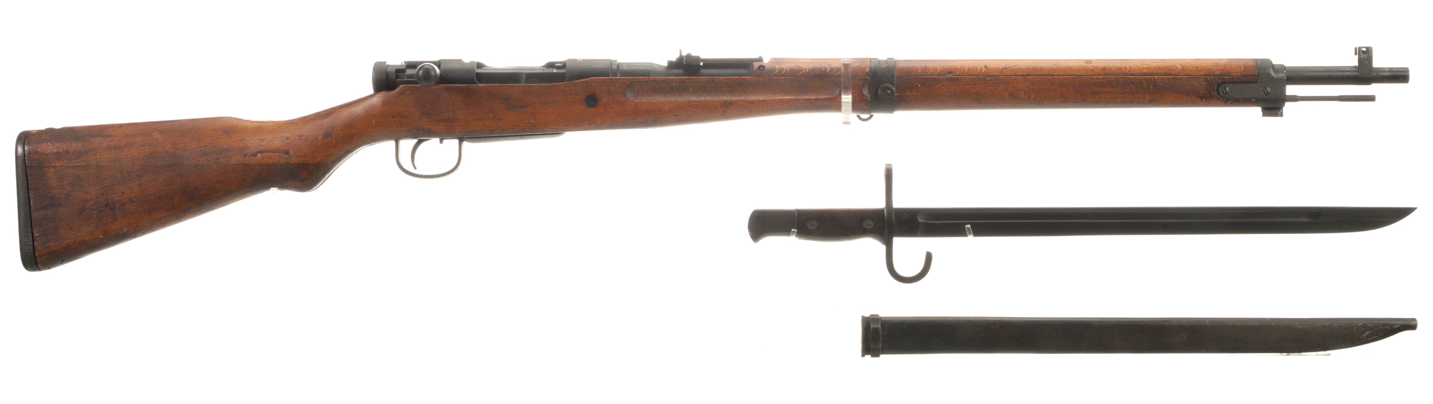 Japanese Nagoya Arsenal Type 99 Bolt Action Rifle with Bayonet | Rock ...
