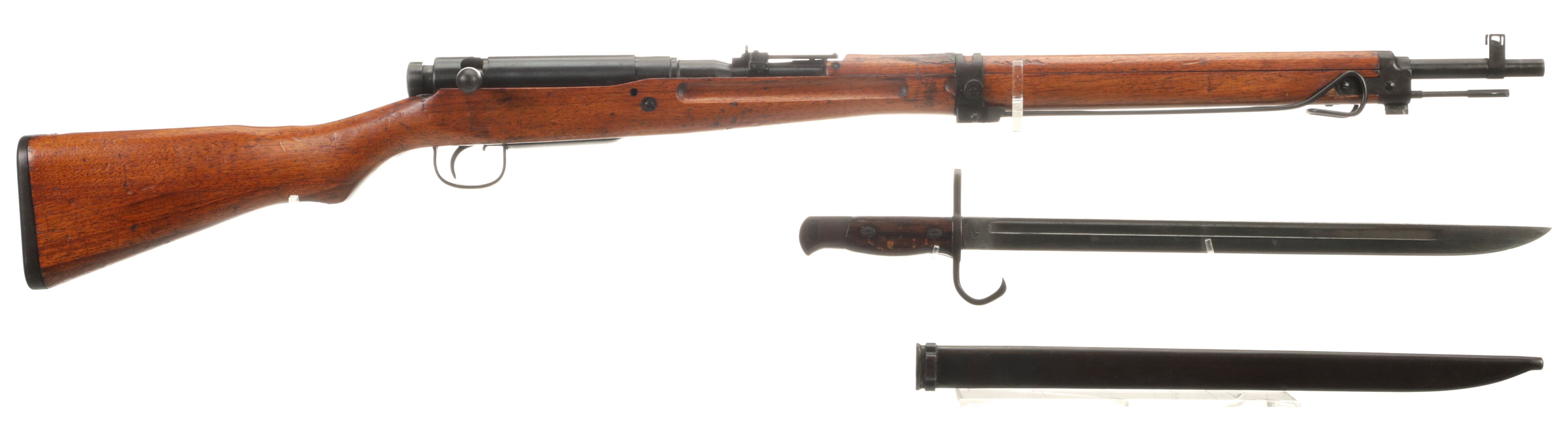 Japanese Toyo Kogyo Type 99 Bolt Action Rifle with Bayonet | Rock ...