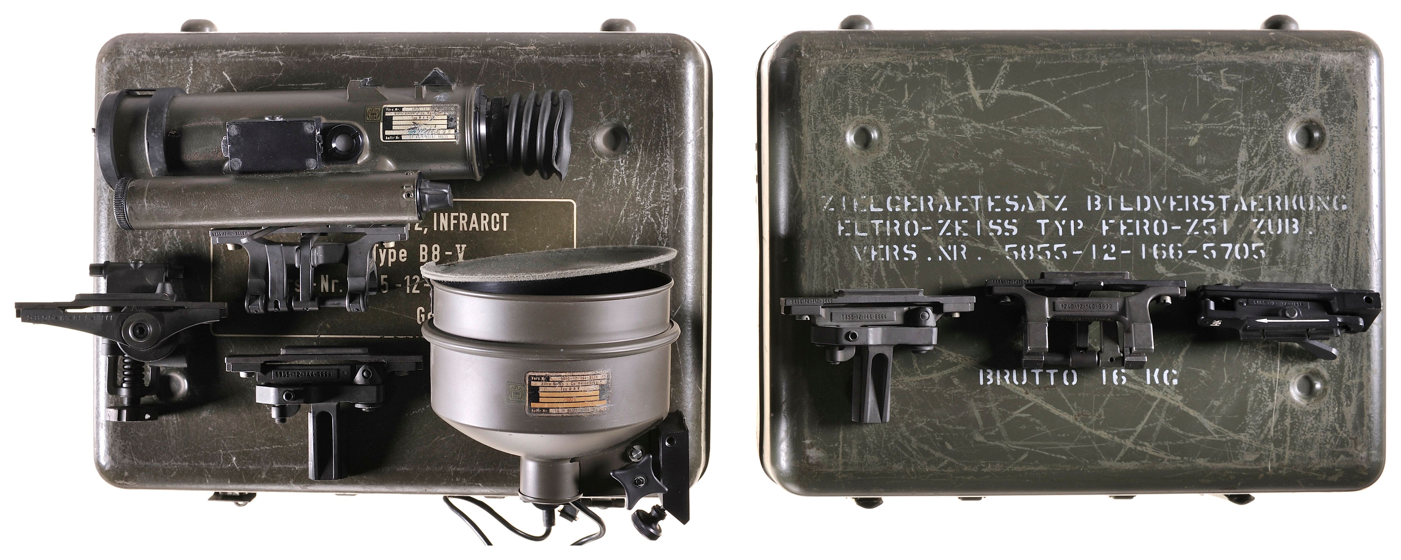 Eltro Type B8-V Night Vision Scope with Case | Rock Island Auction