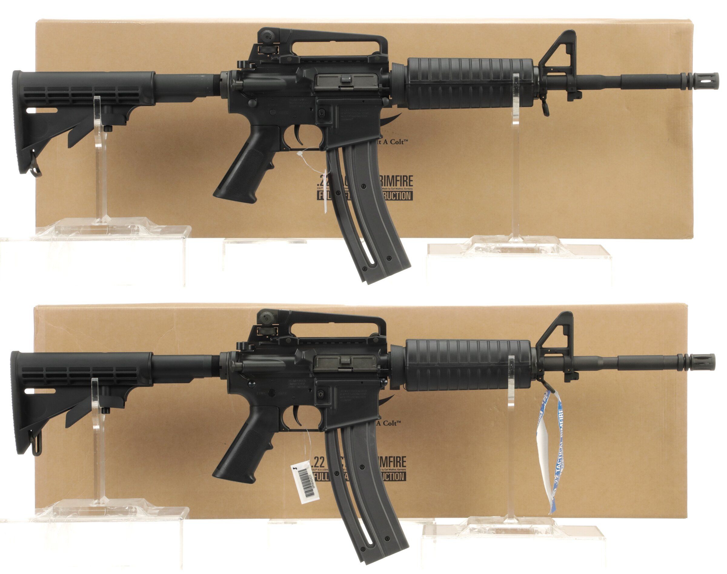 Two Walther/Colt M4 Semi-Automatic Carbines with Boxes | Rock Island ...