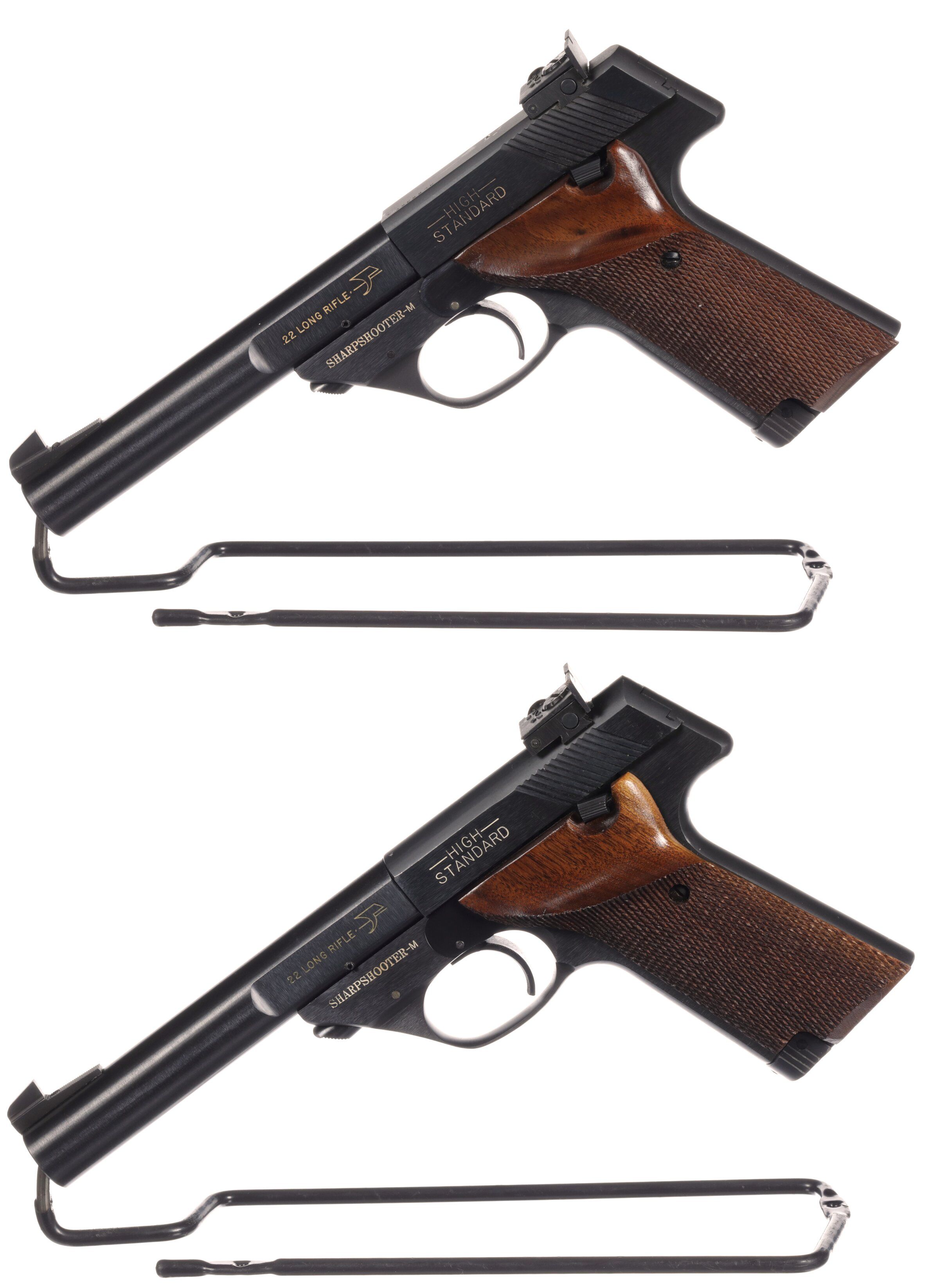 Two High Standard Sharpshooter-M Semi-Automatic Pistols | Rock Island ...