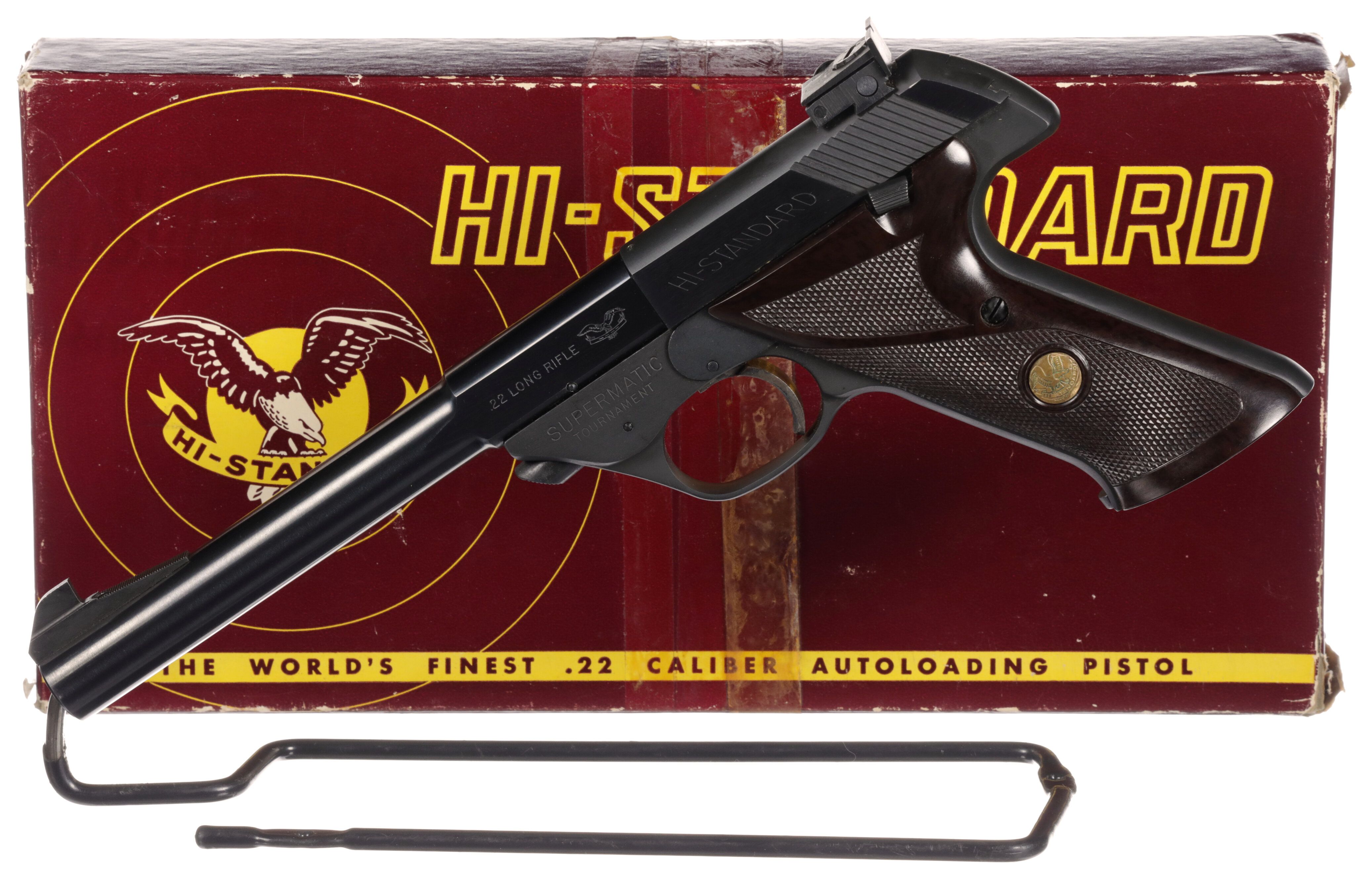 High Standard Model 103 Supermatic Tournament Pistol with Box | Rock ...