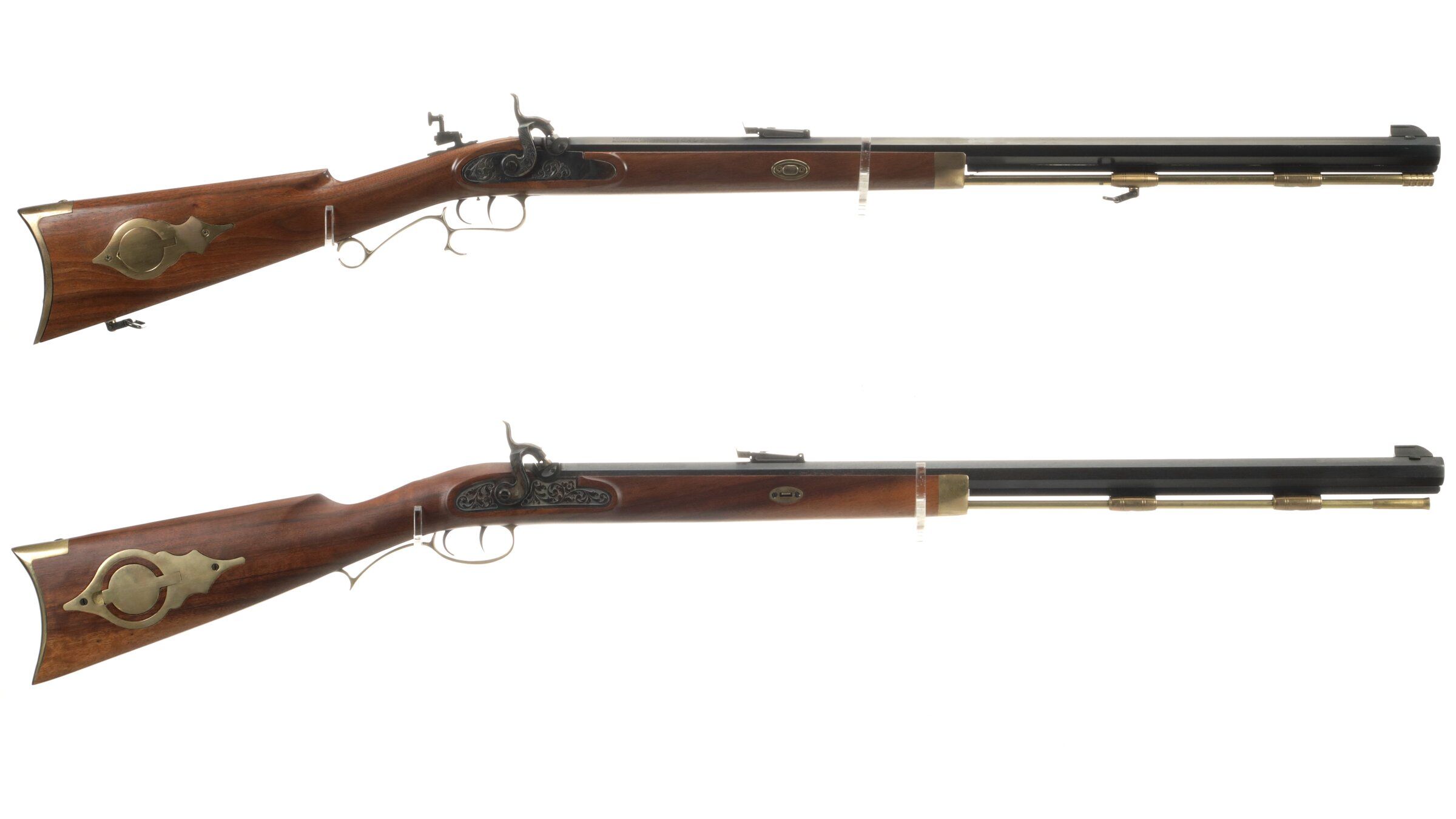 Two Hawken Percussion Rifles | Rock Island Auction