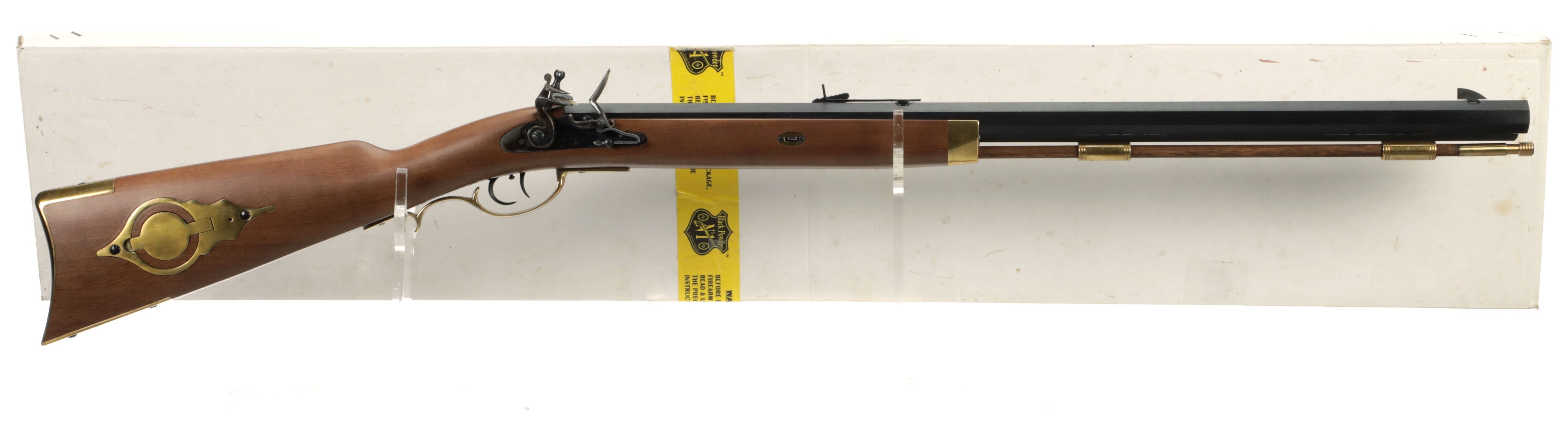 Pedersoli Traditional Hawken Target Flintlock Rifle with Box | Rock ...