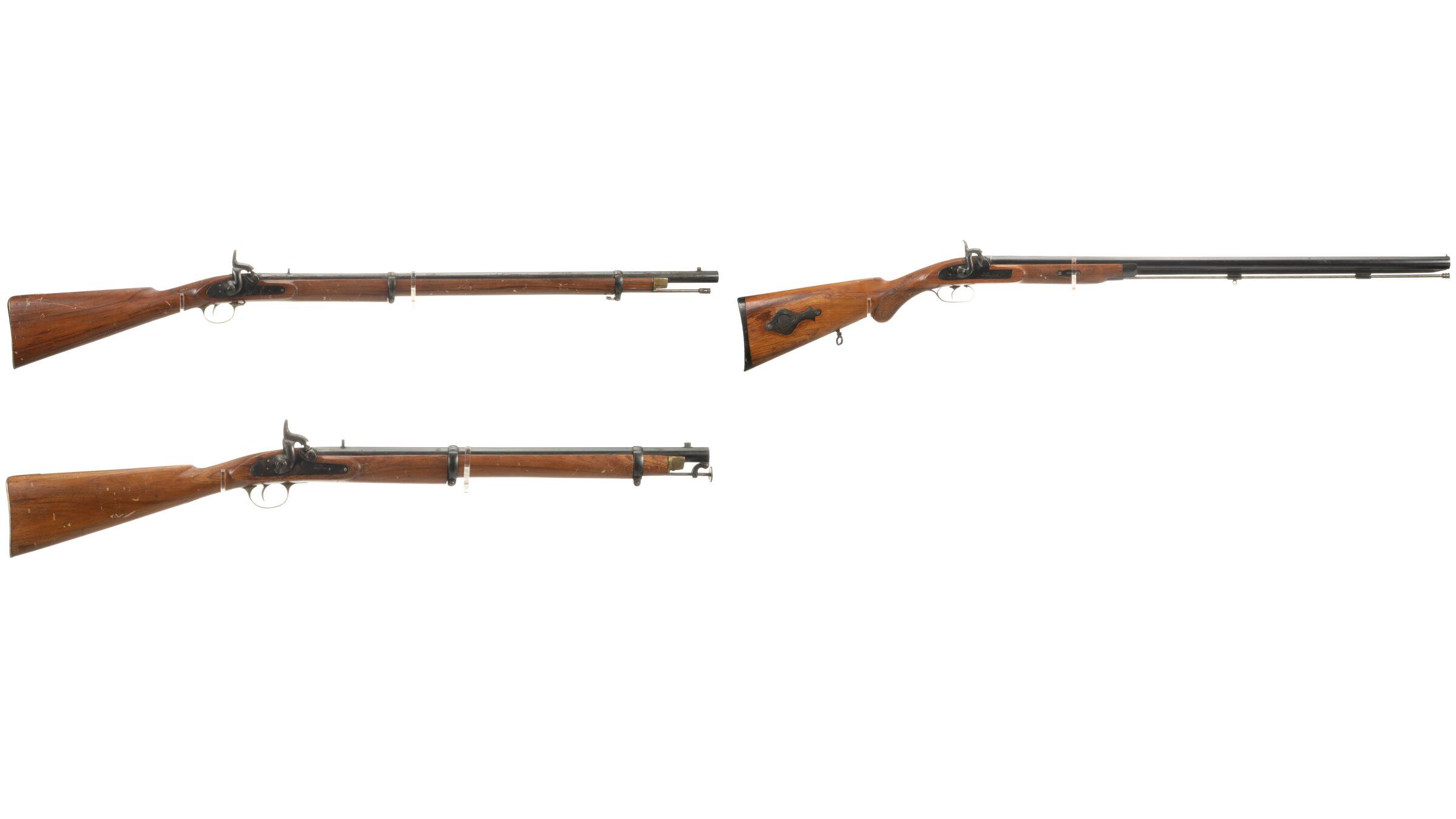 Three Percussion Rifles | Rock Island Auction