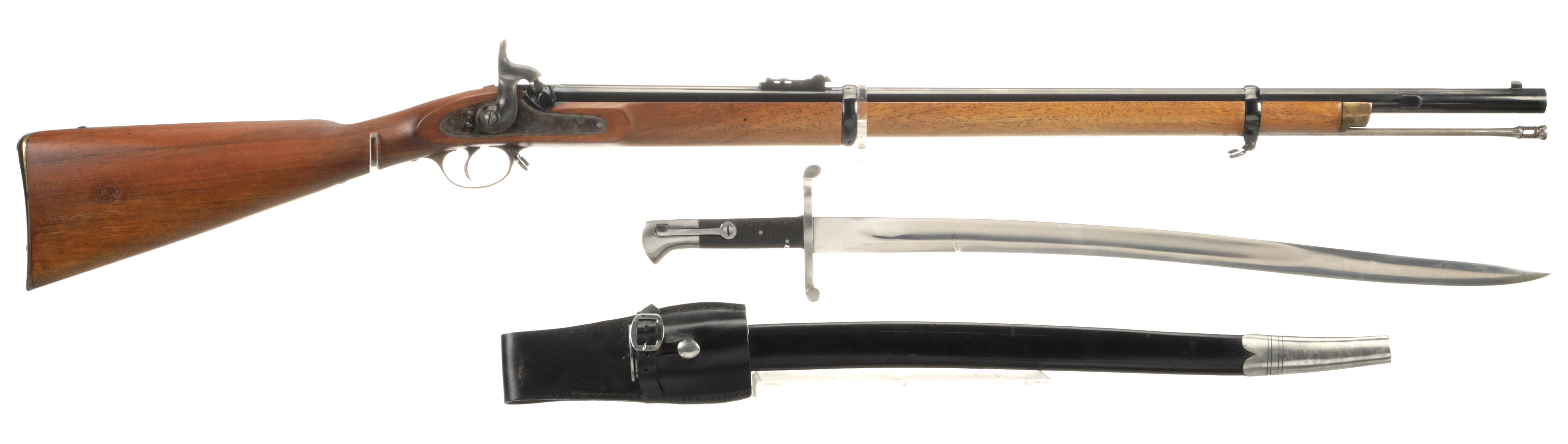 Parker Hale Enfield Model 1858 Percussion Rifle with Bayonet | Rock ...