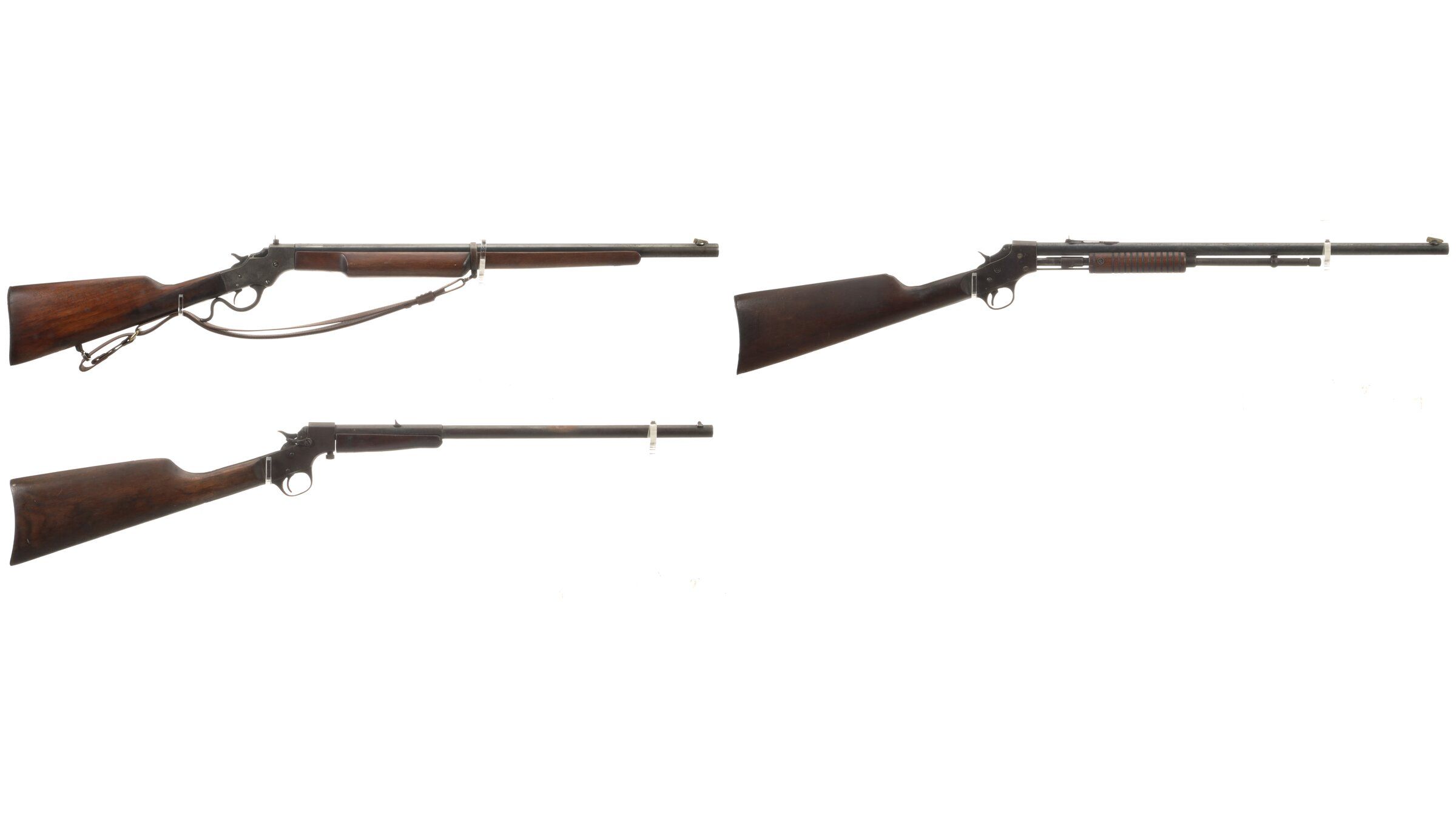 Three Stevens Rimfire Rifles | Rock Island Auction