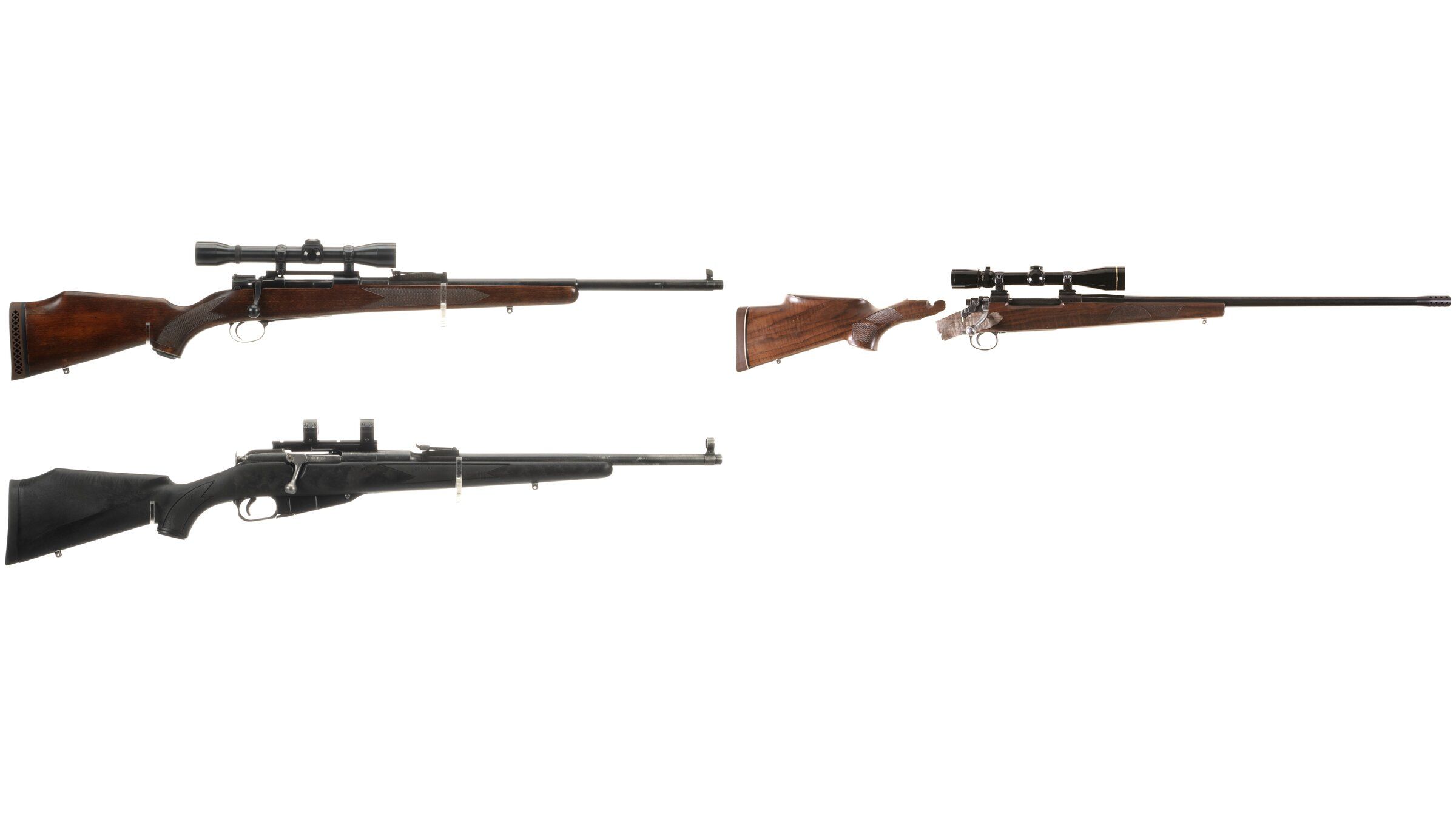 Three Bolt Action Sporting Rifles | Rock Island Auction