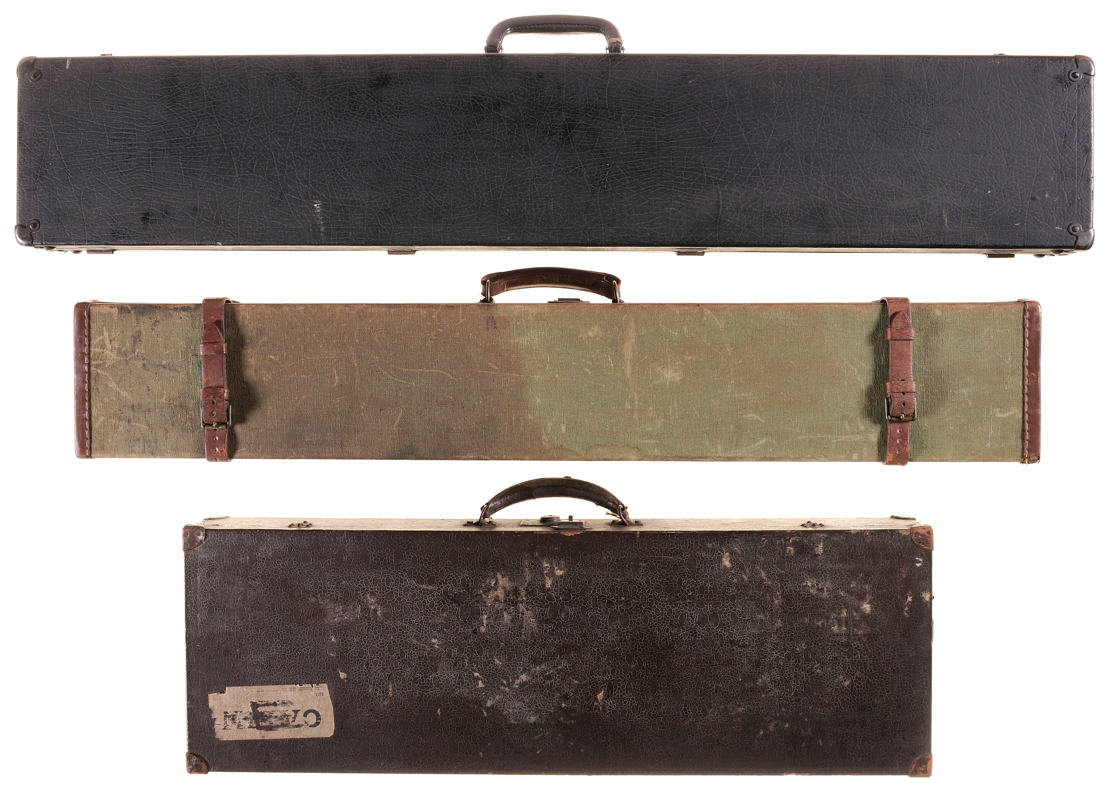 Nine Vintage Long Gun Cases | Rock Island Auction