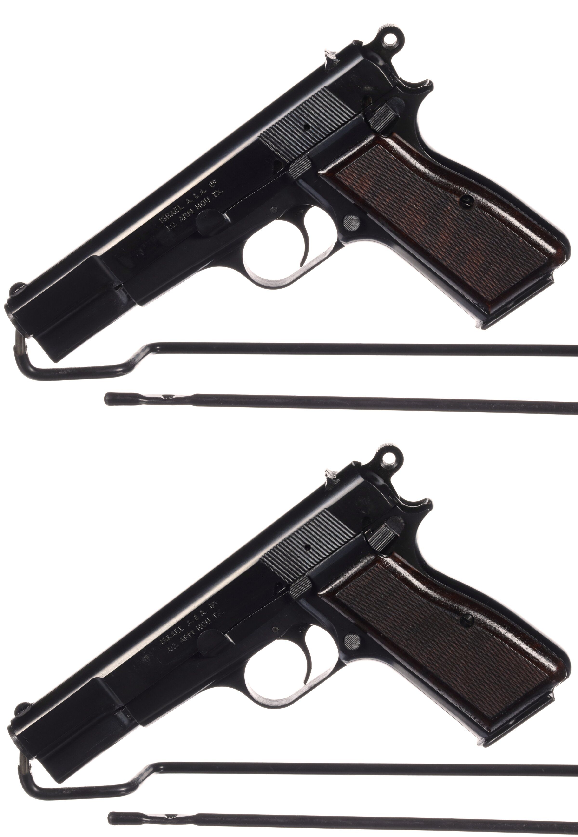 Two Consecutive Israel Arms & Ammunition Kareen Pistols | Rock Island ...