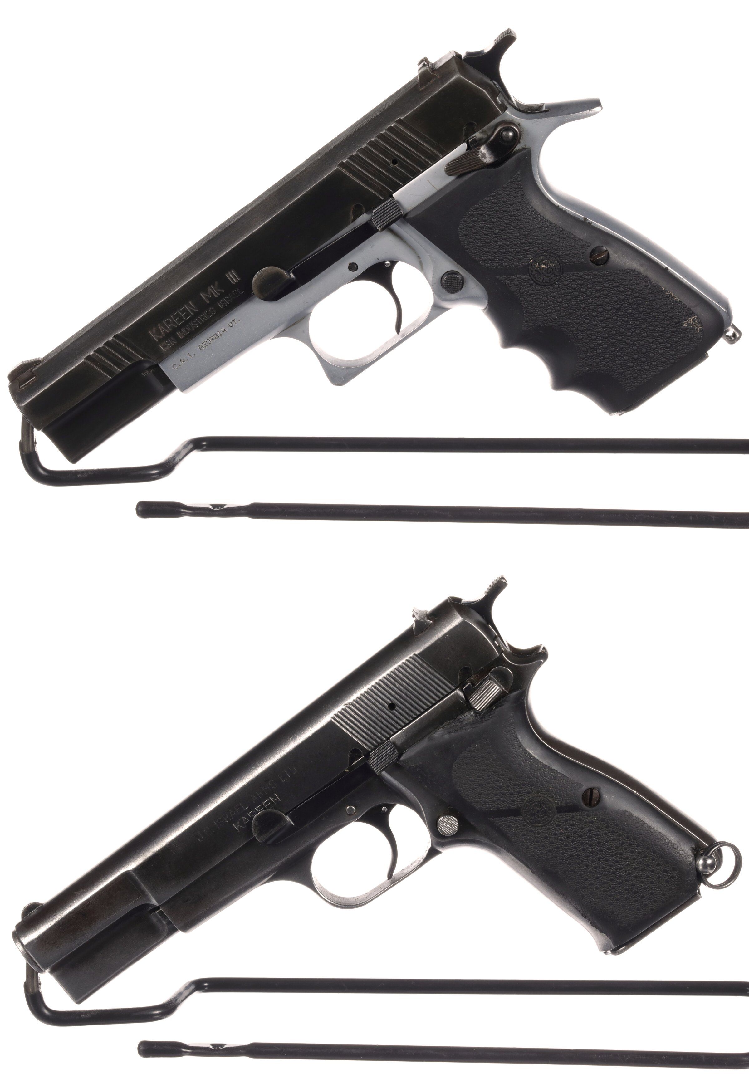 Two Israeli Kareen Semi-Automatic Pistols with Boxes | Rock Island Auction