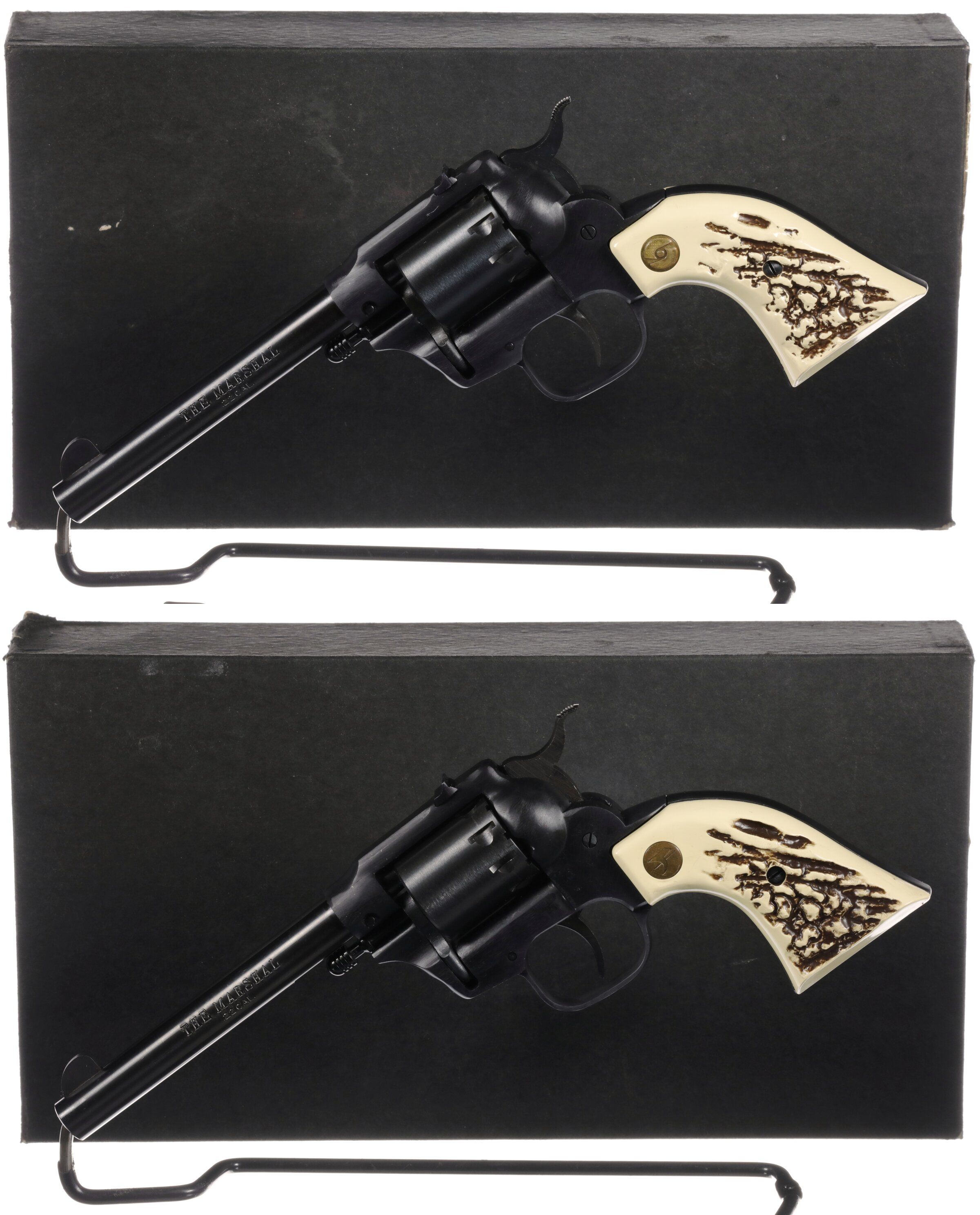 Two High Standard The Marshal Double Action Revolvers with Boxes | Rock ...