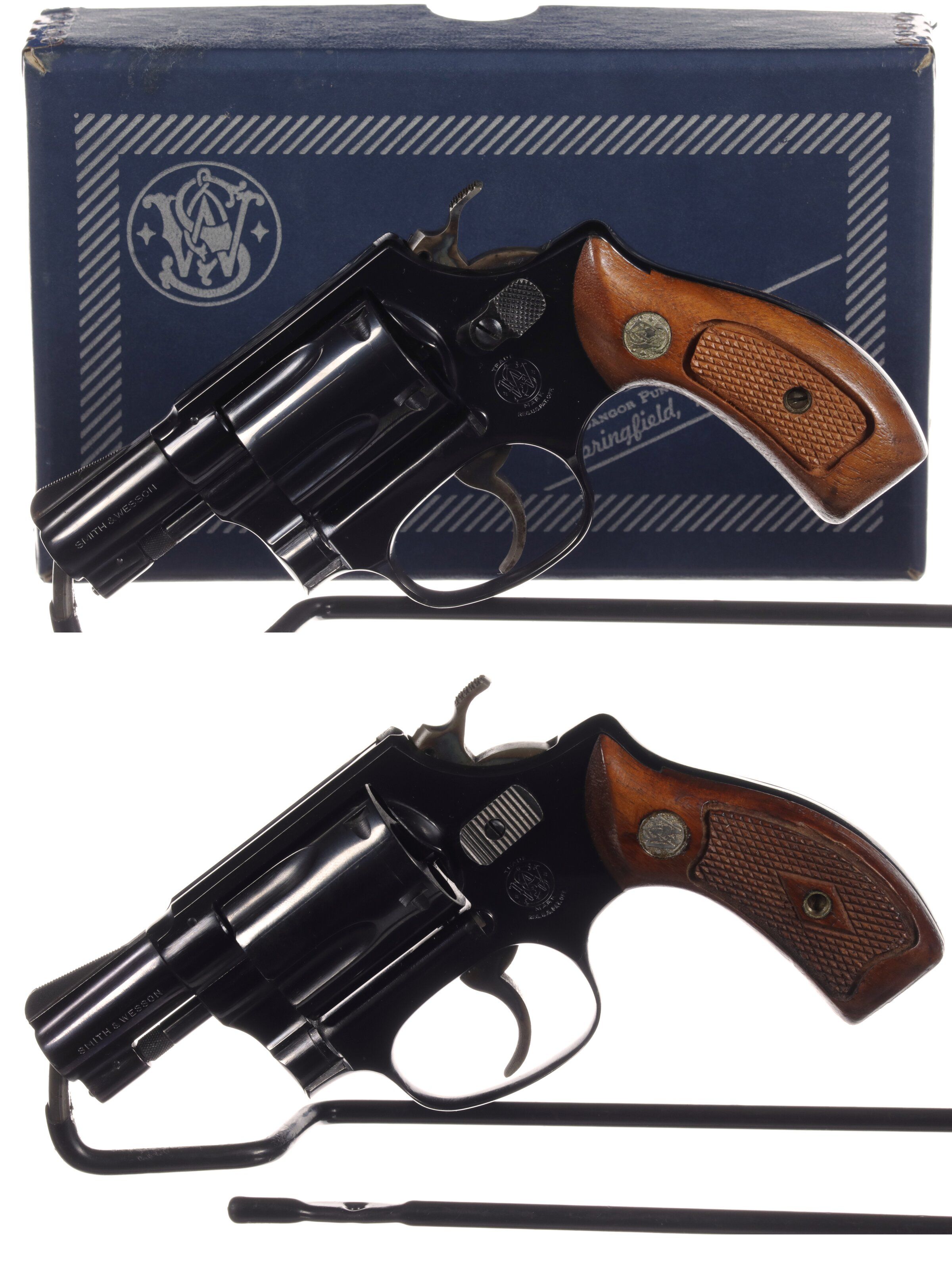 Two Smith & Wesson Model 36 Double Action Revolvers | Rock Island Auction