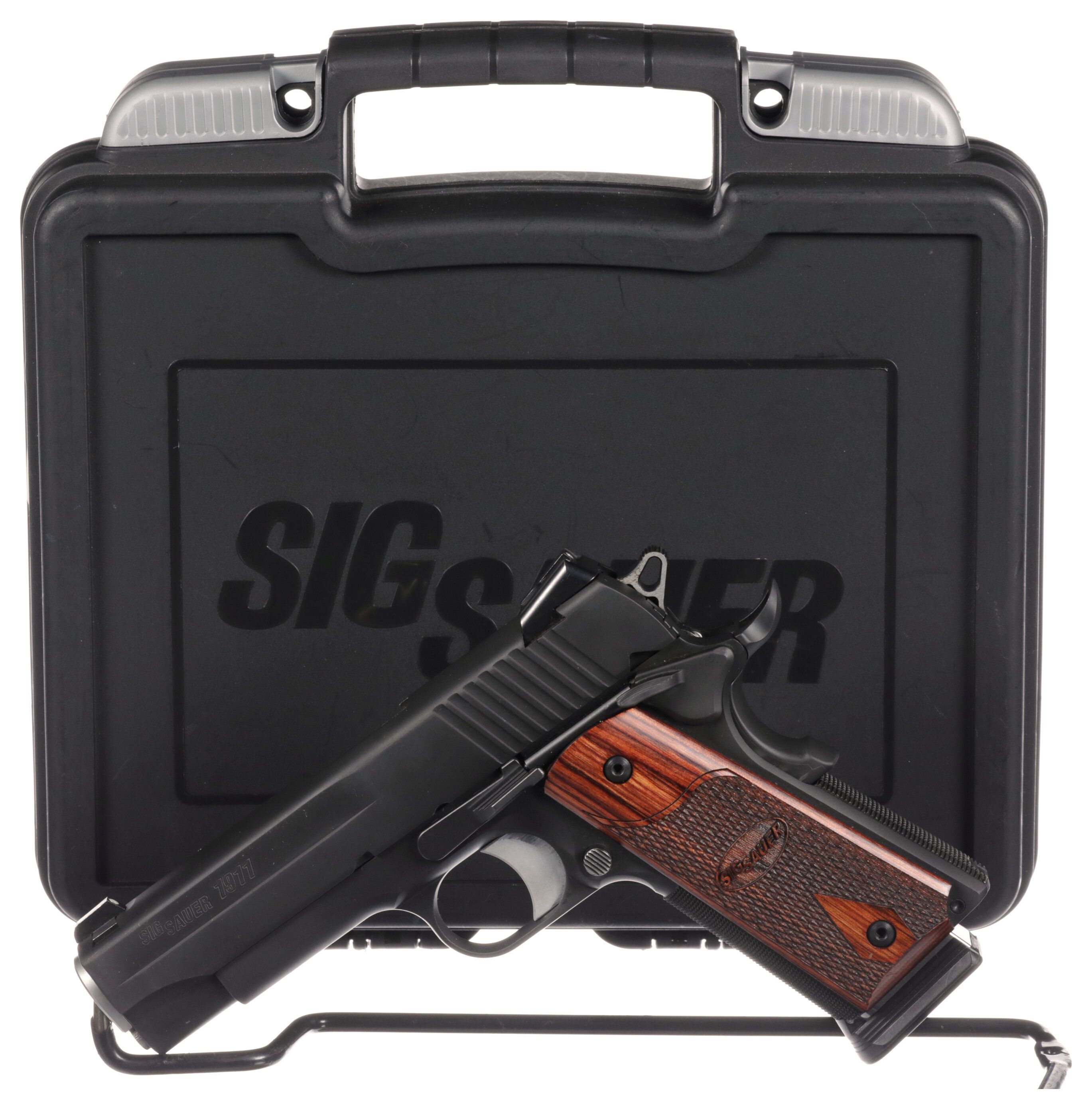 Sig Sauer Model 1911 Carry Semi Automatic Pistol With Case Rock