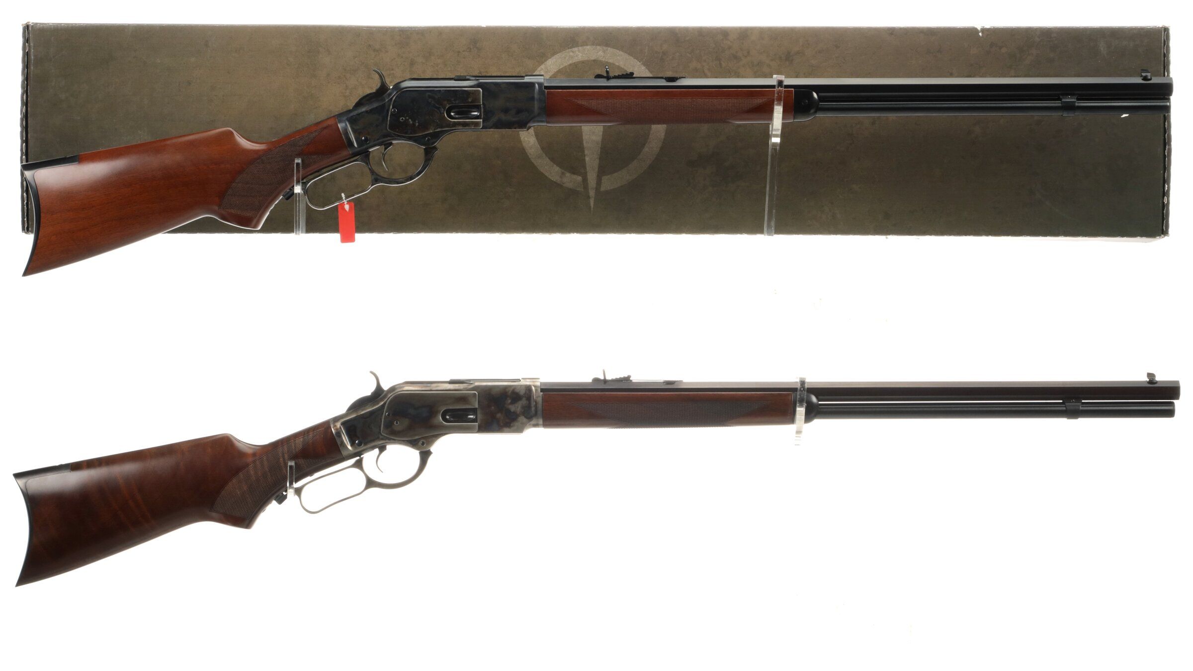 Two Uberti Model 1873 Lever Action Rifles | Rock Island Auction
