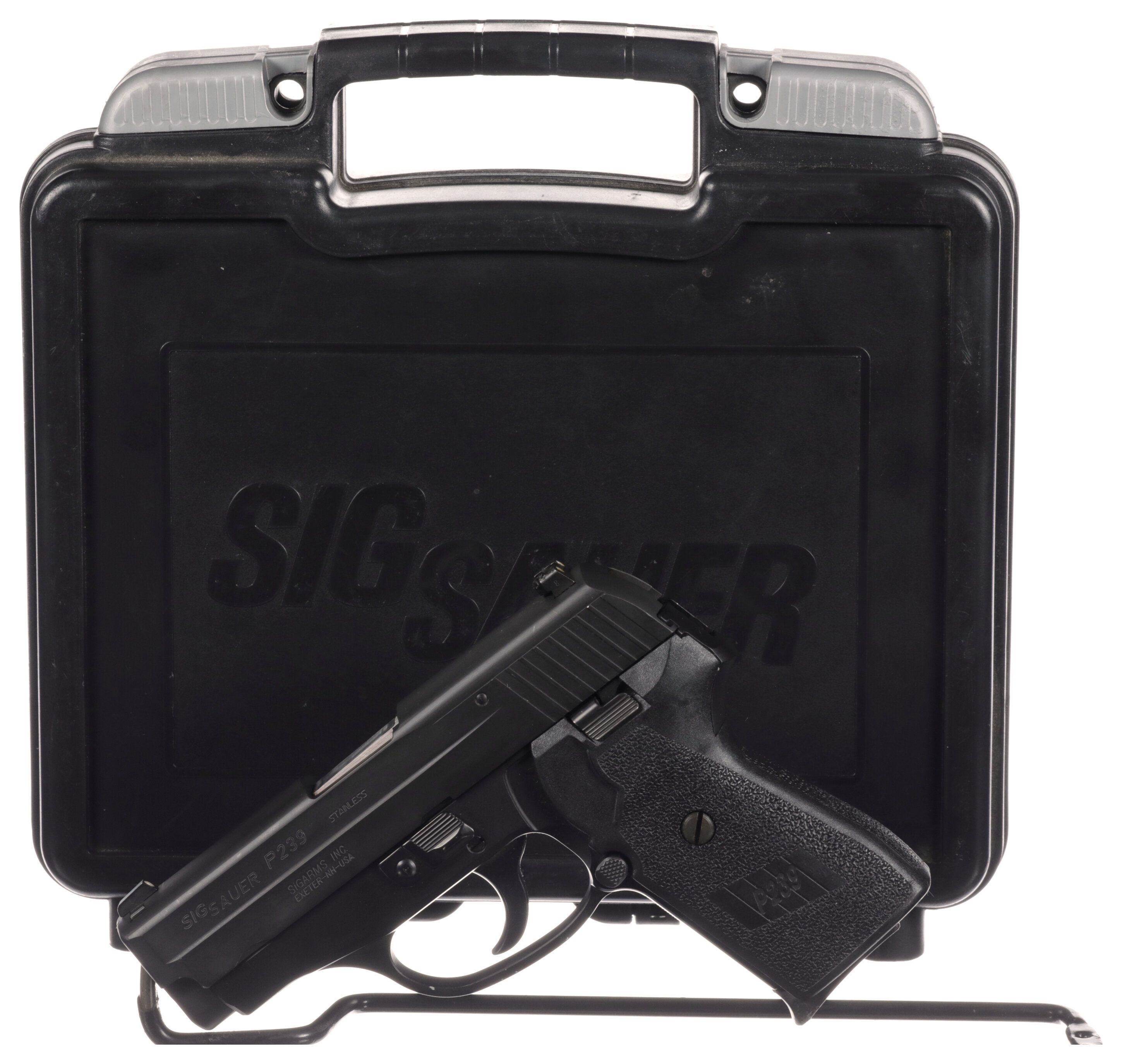 Sig Sauer P239 Semi Automatic Pistol With Case Rock Island Auction