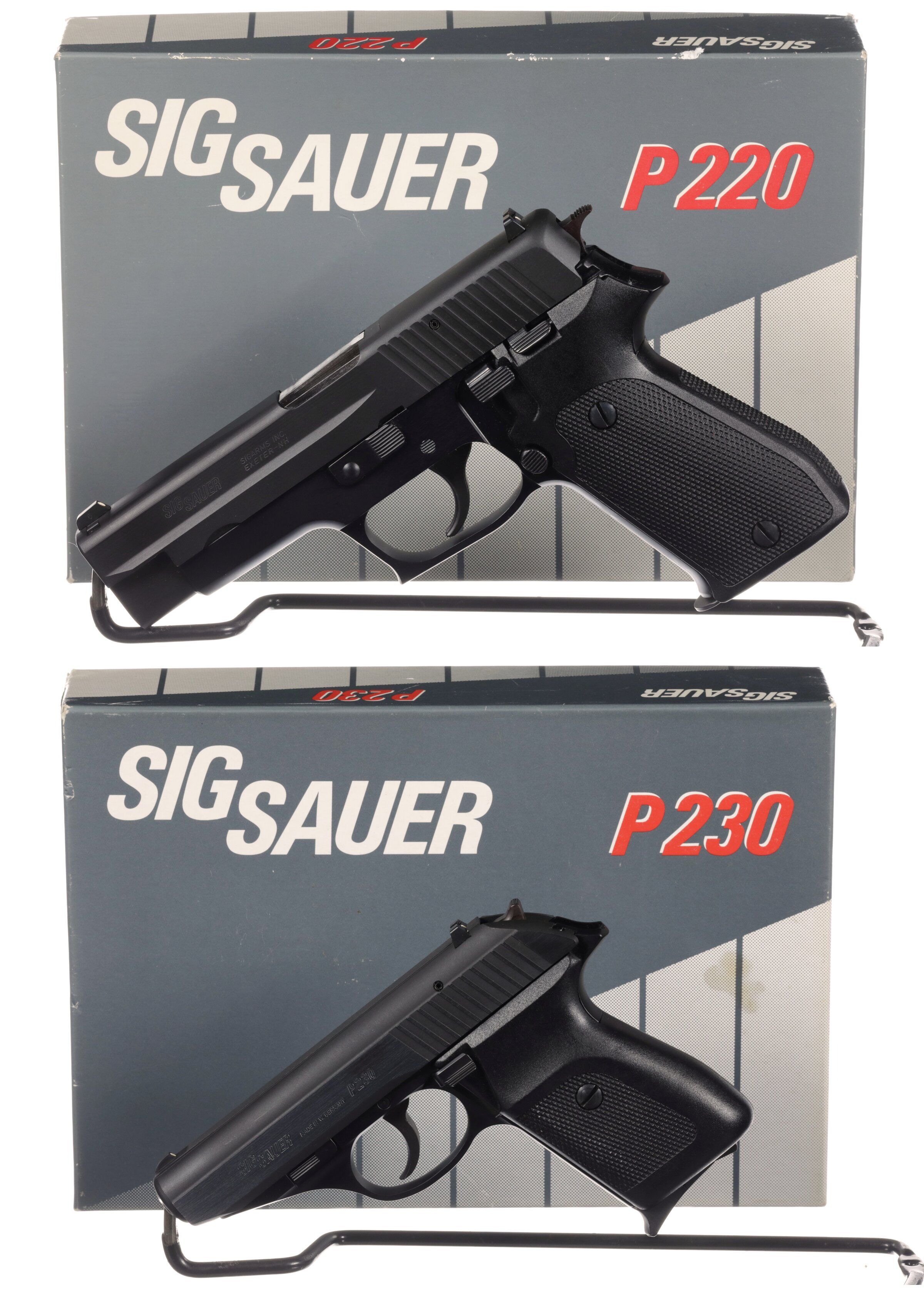 Two Sig Sauer Semi-Automatic Pistols with Boxes | Rock Island Auction