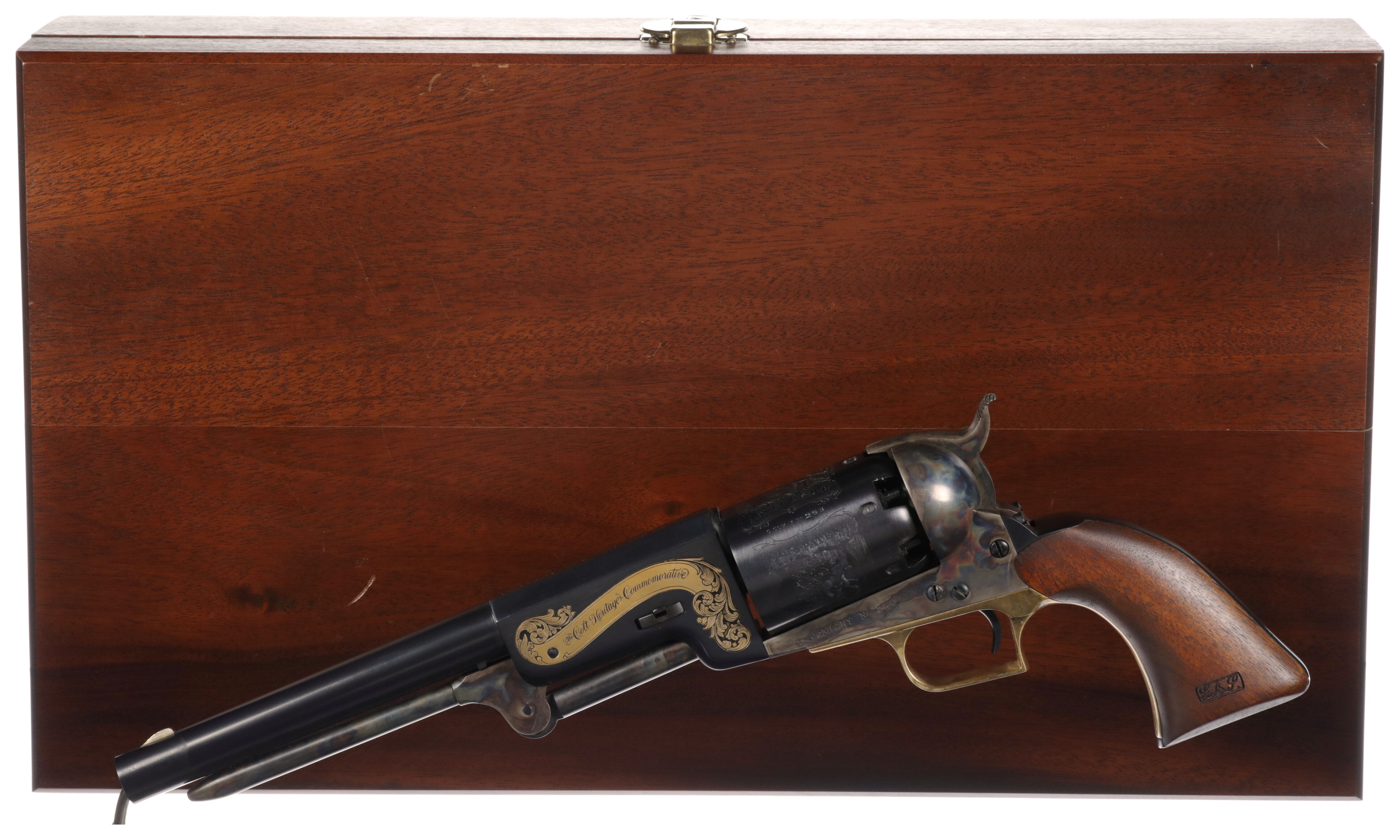 Cased Colt Heritage Walker C Company Commemorative Revolver | Rock ...