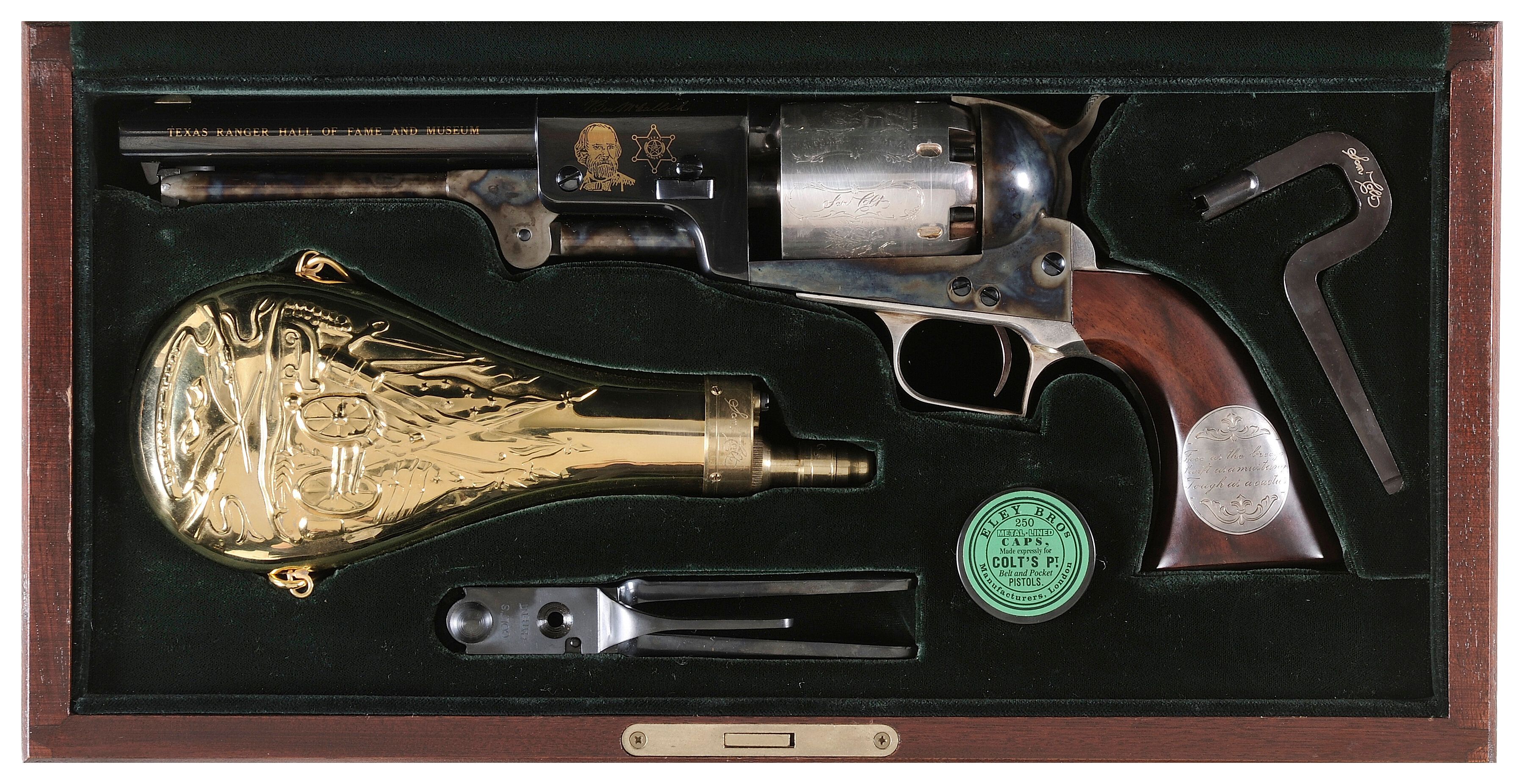 Cased Texas Ranger Hall of Fame and Museum Colt Dragoon Revolver | Rock ...