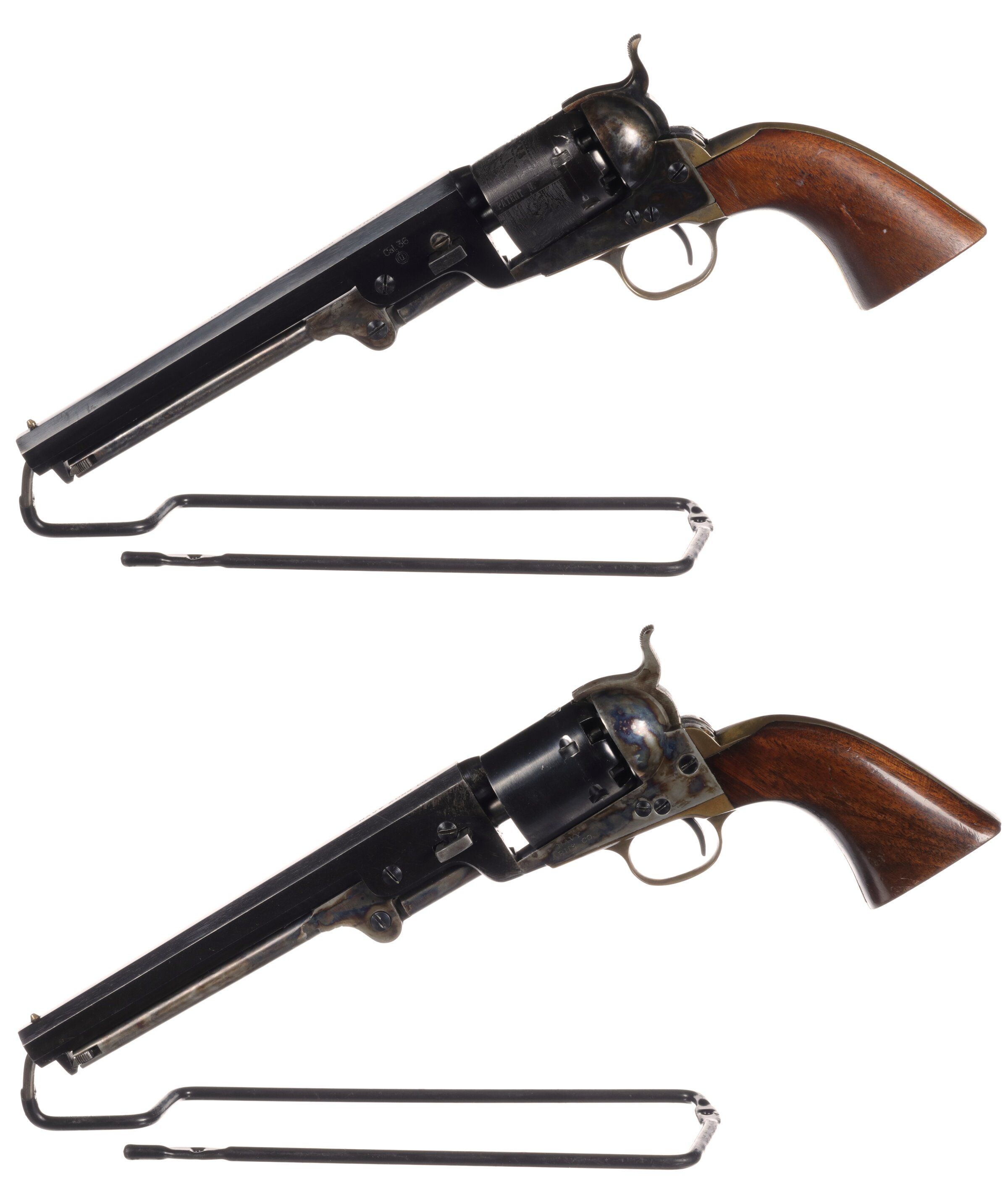 Two Uberti/Navy Arms Co. Model 1851 Navy Percussion Revolvers | Rock ...