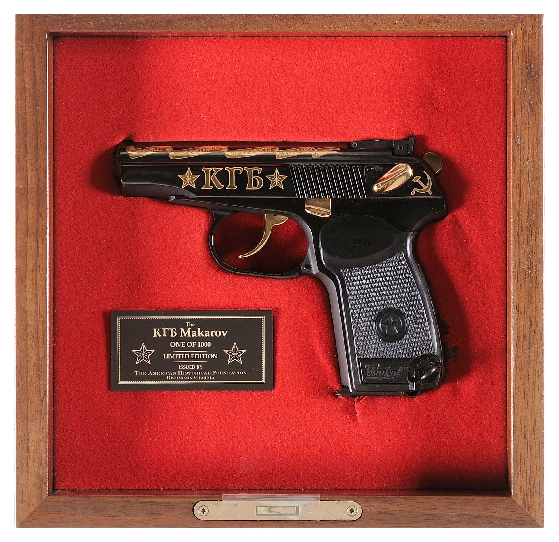 Baikal Model IJ-70 Makarov KGB Commemorative Pistol | Rock Island Auction