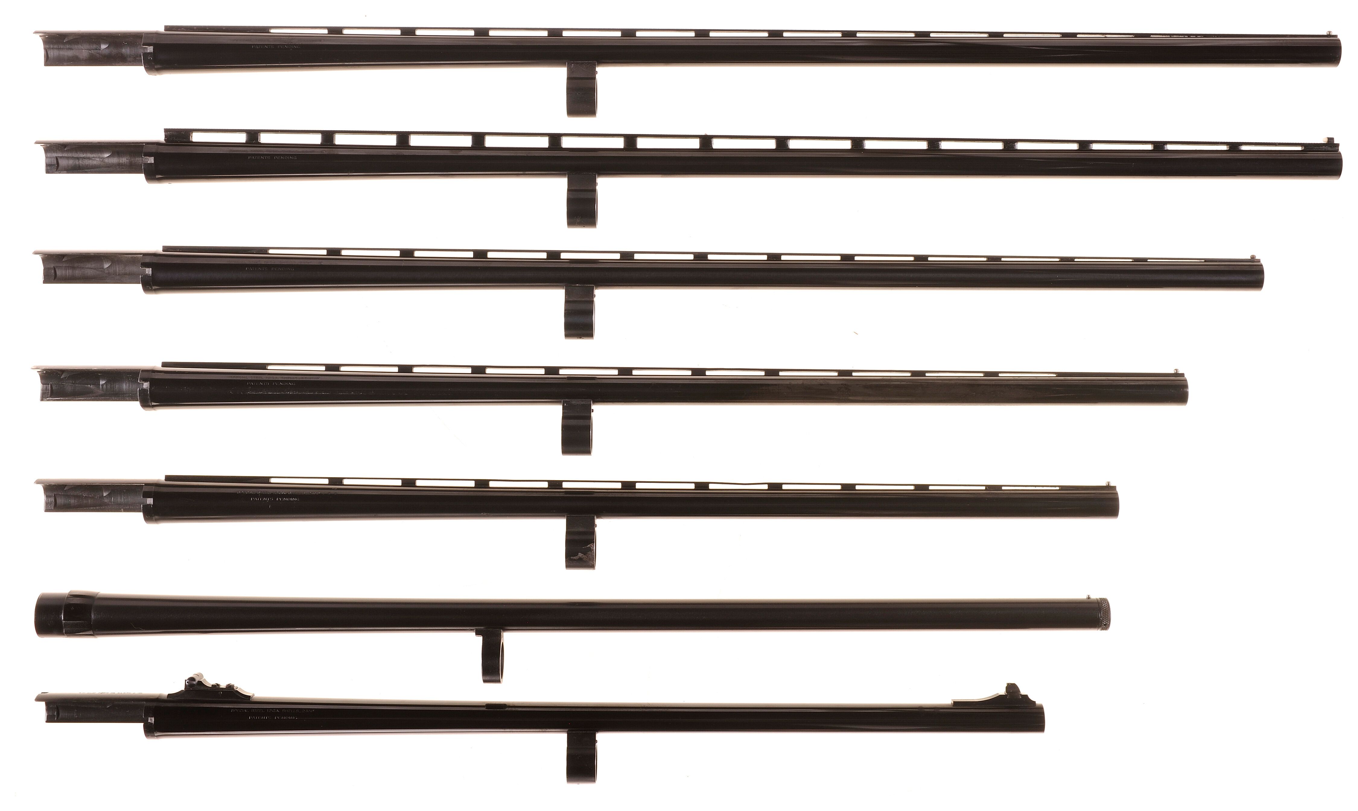 Seven Shotgun Barrels | Rock Island Auction