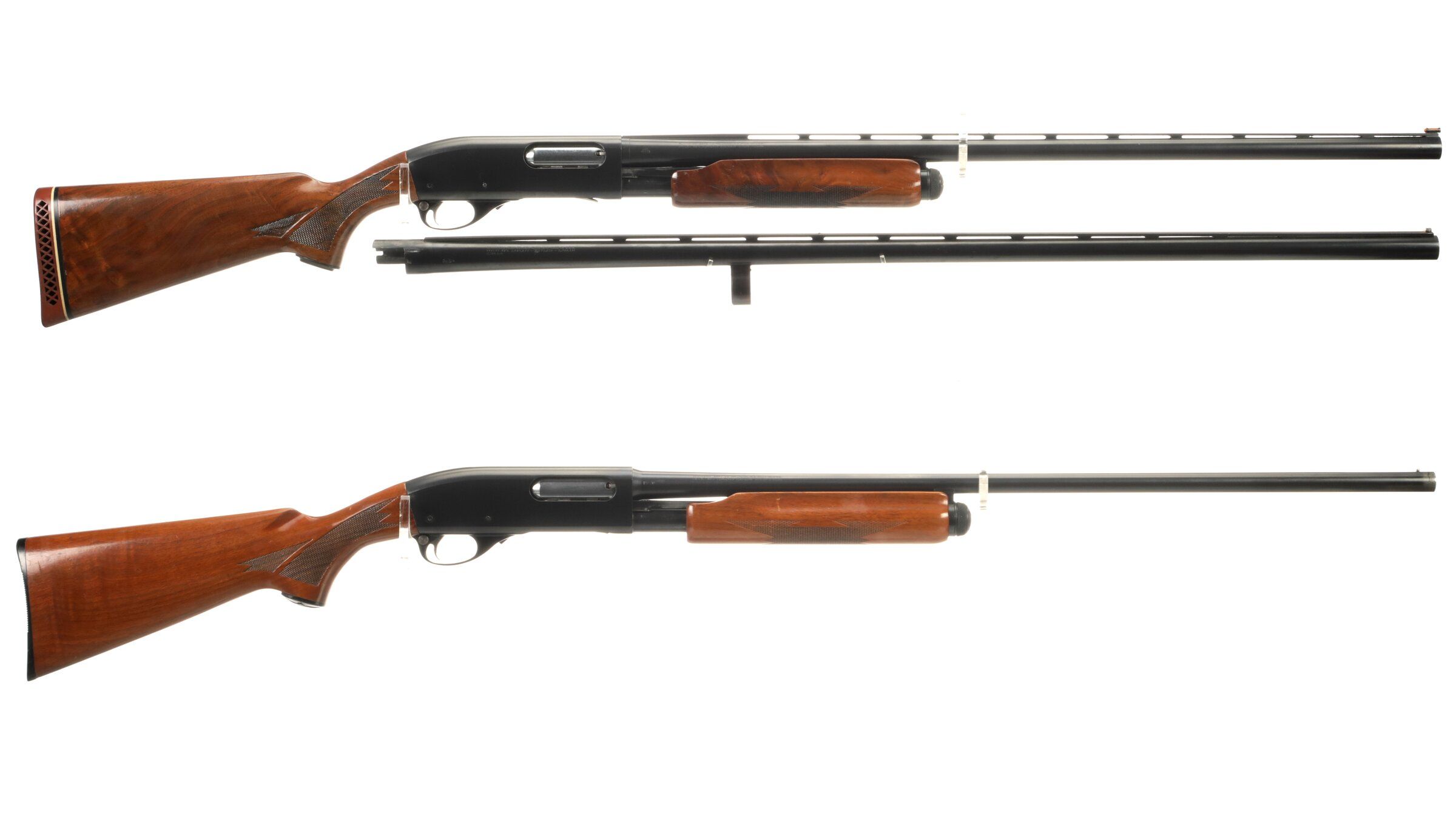 Two Remington Model 870 Wingmaster Slide Action Shotguns | Rock Island ...