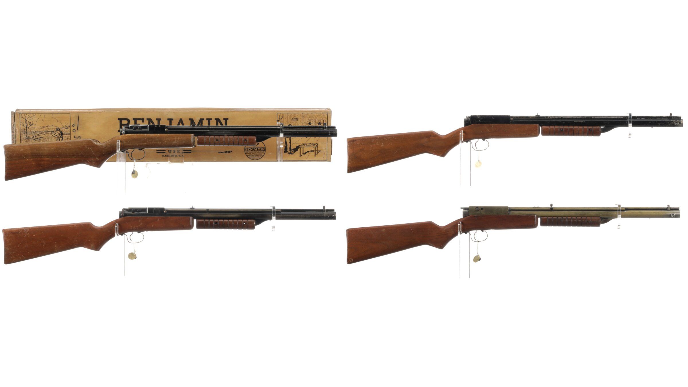 Four Benjamin Pump Air-Rifles | Rock Island Auction