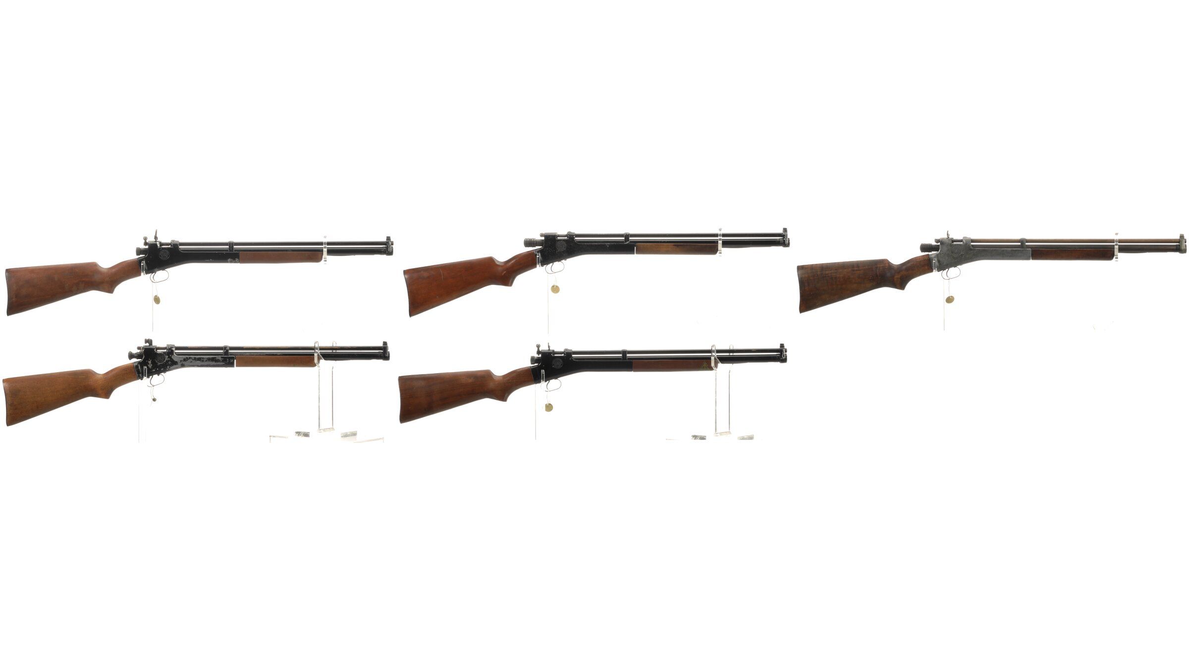 Five Crosman Pump Single Shot Air-Rifles | Rock Island Auction