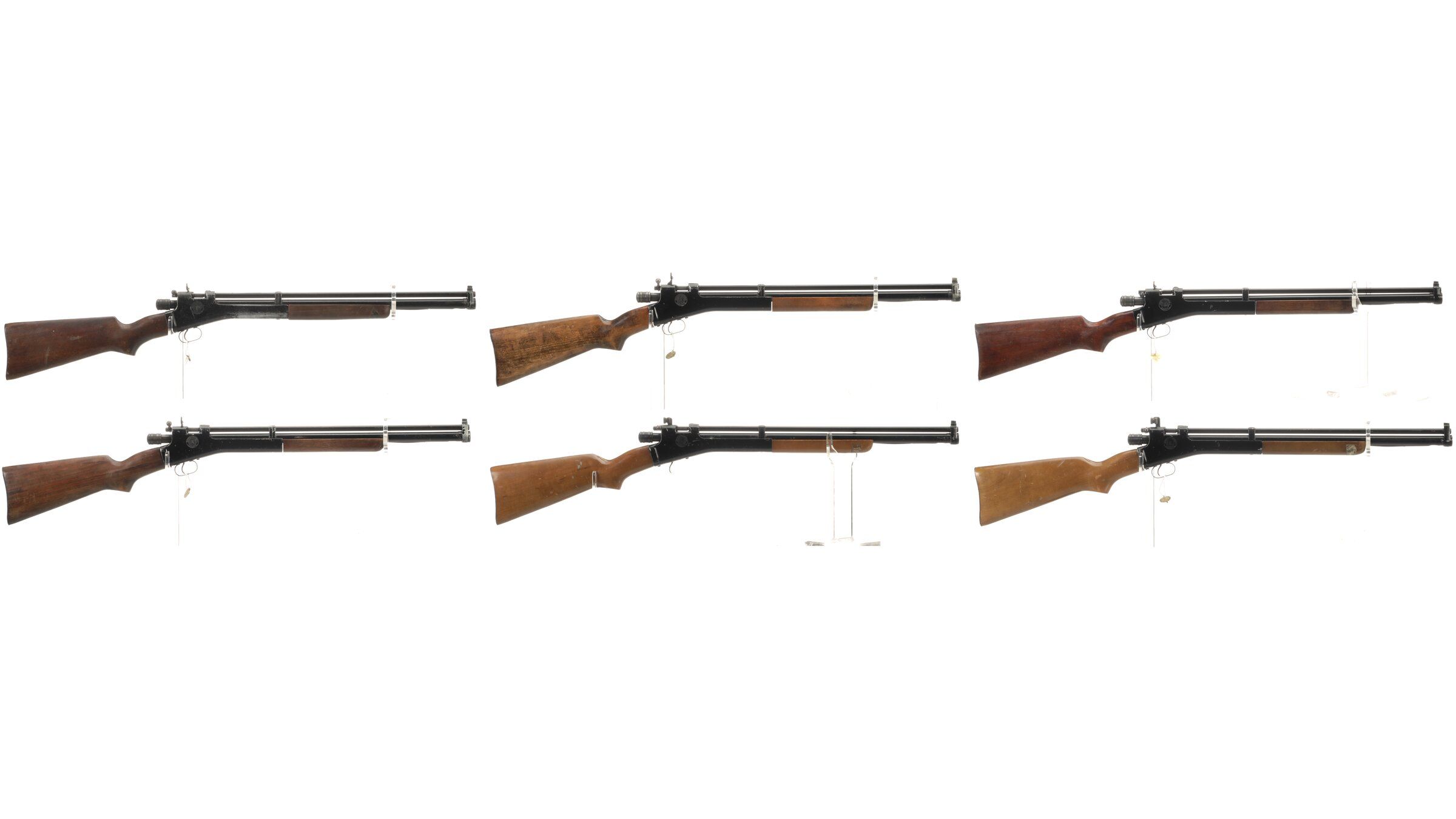 Six Crosman Pump Single Shot Air-Rifles | Rock Island Auction