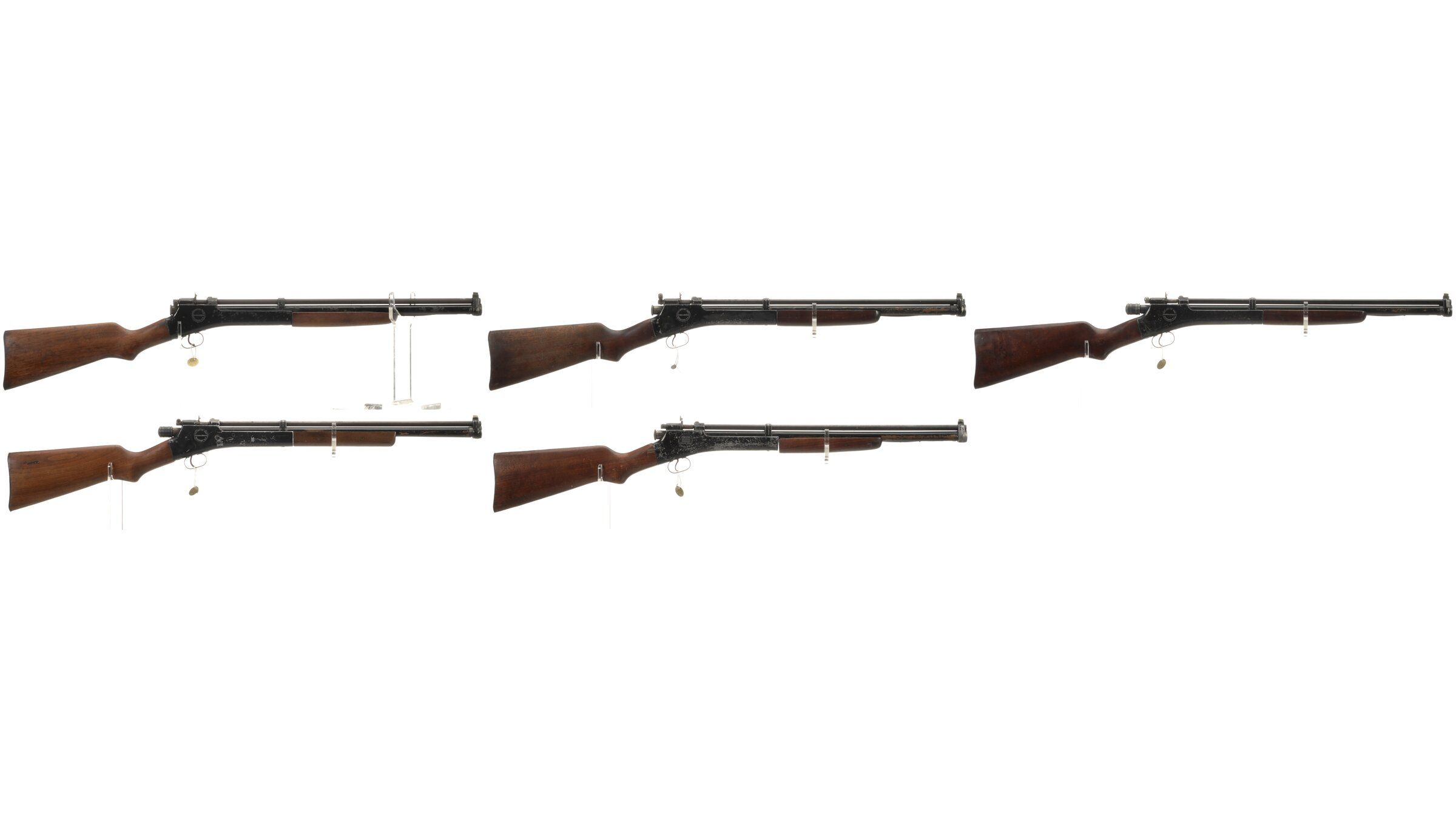 Five Crosman Model 101 Pump Single Shot Air-Rifles | Rock Island Auction