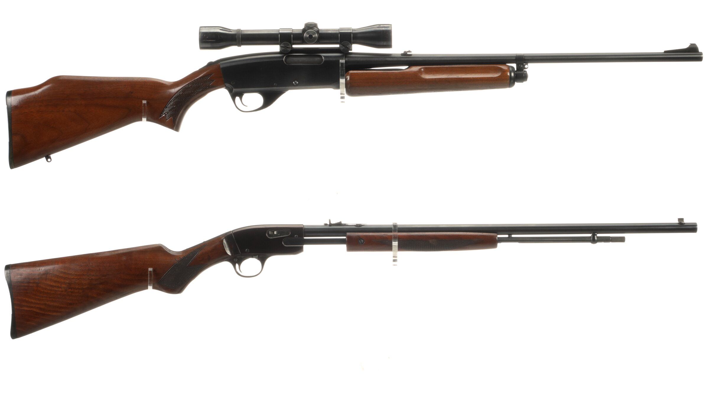 Two Savage Slide Action Rifles | Rock Island Auction