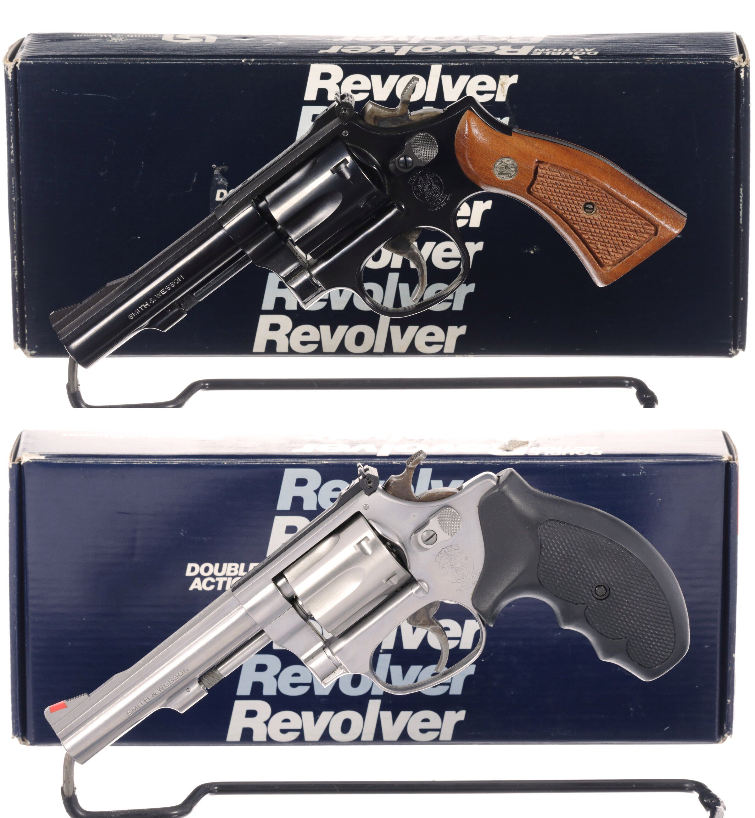 Two Smith & Wesson Double Action Revolvers with Boxes | Rock Island Auction