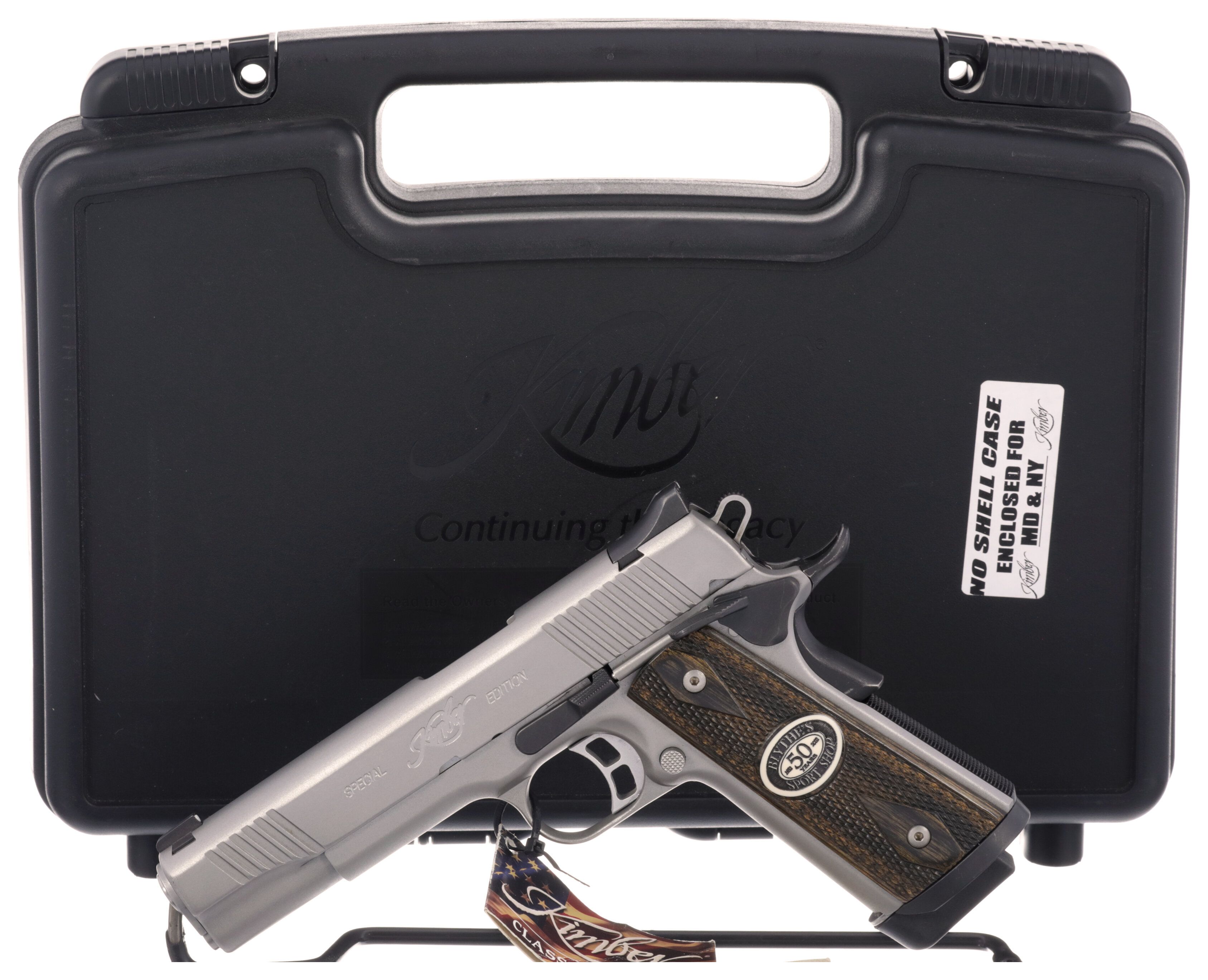 Kimber The Boss II Blythe's Sport Shop 50th Anniversary Pistol | Rock ...