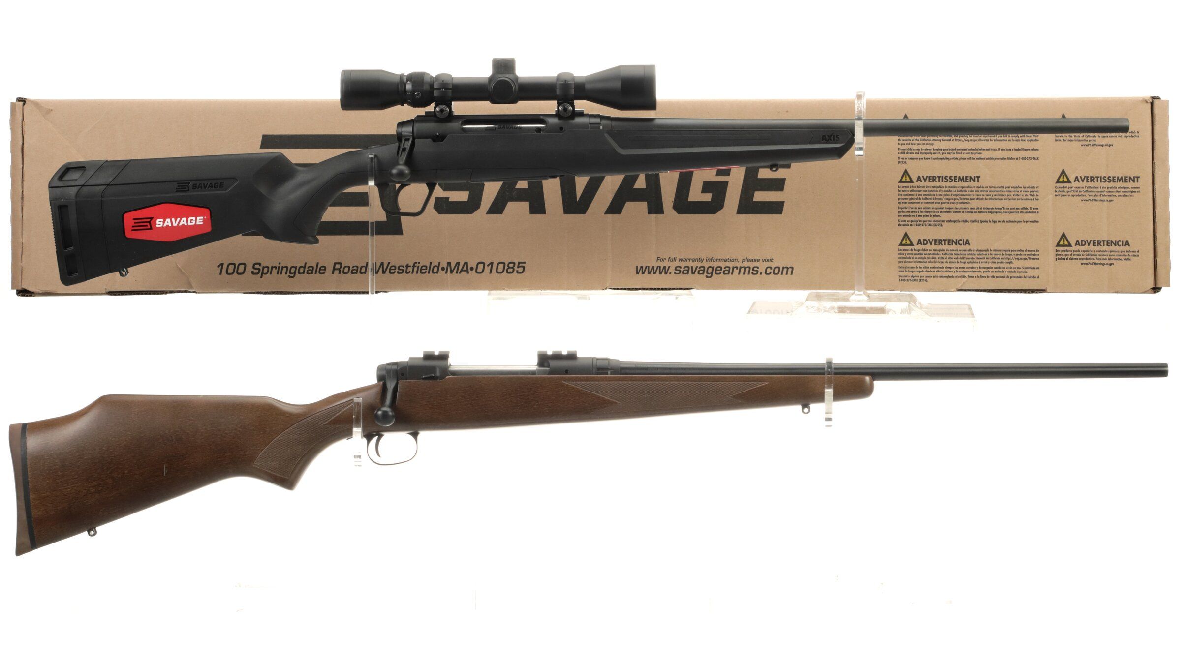 Two Savage Bolt Action Rifles | Rock Island Auction