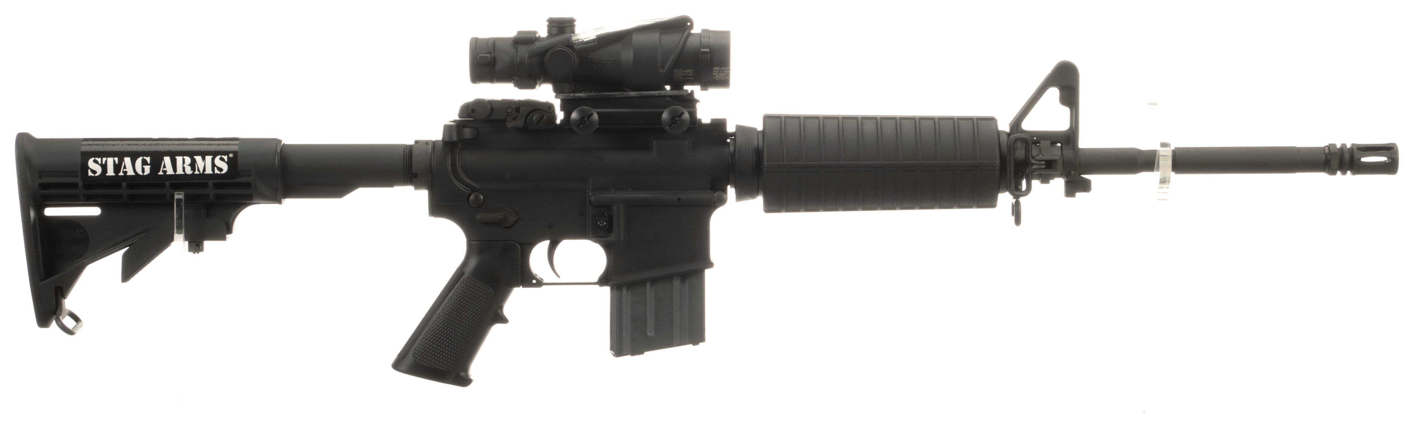 Stag Arms Model Stag-6.8 Left Handed Rifle with Trijicon ACOG | Rock ...