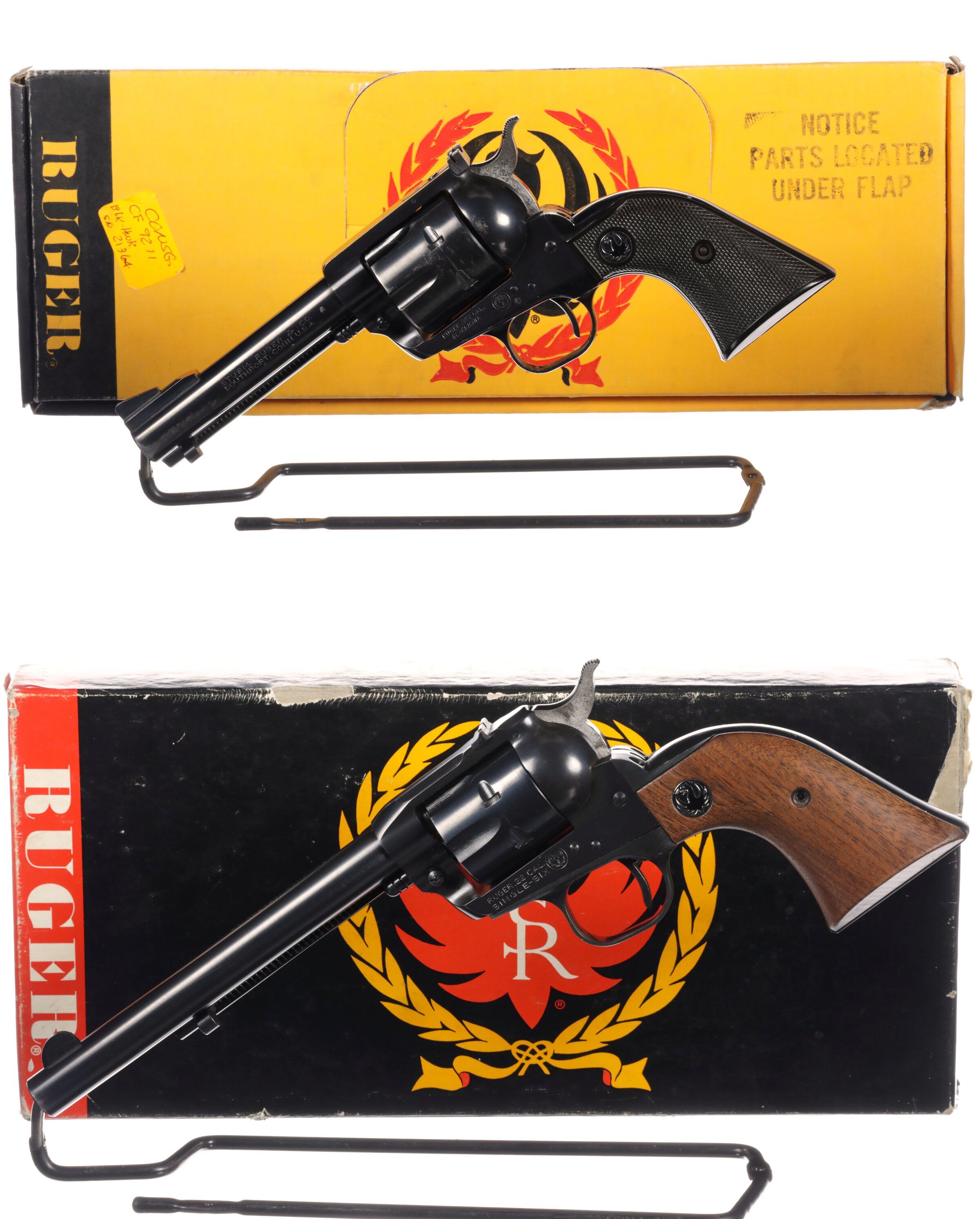 Two Ruger Single Action Revolvers with Boxes | Rock Island Auction