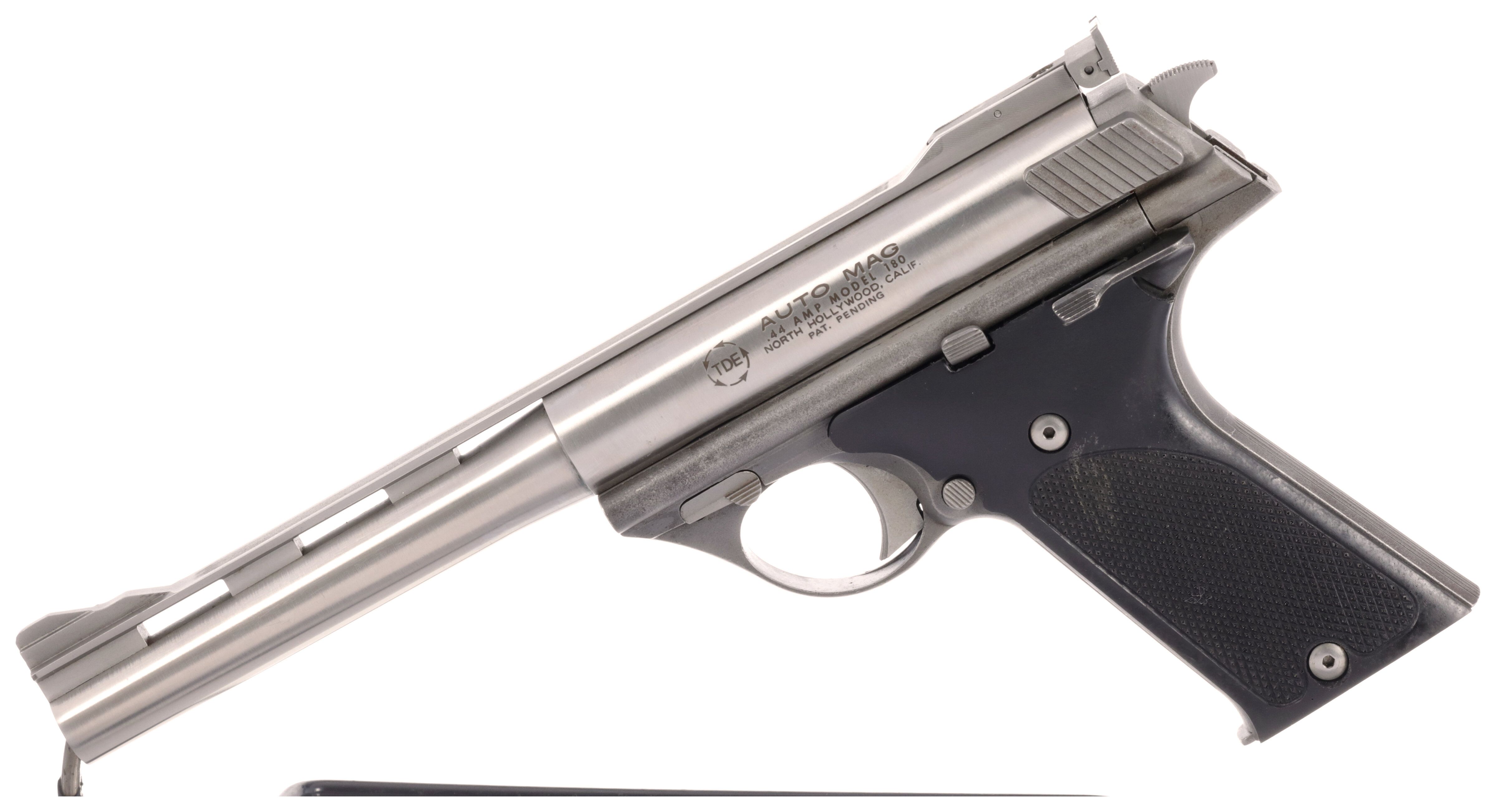 TDE/Auto Mag Model 180 Semi-Automatic Pistol | Rock Island Auction