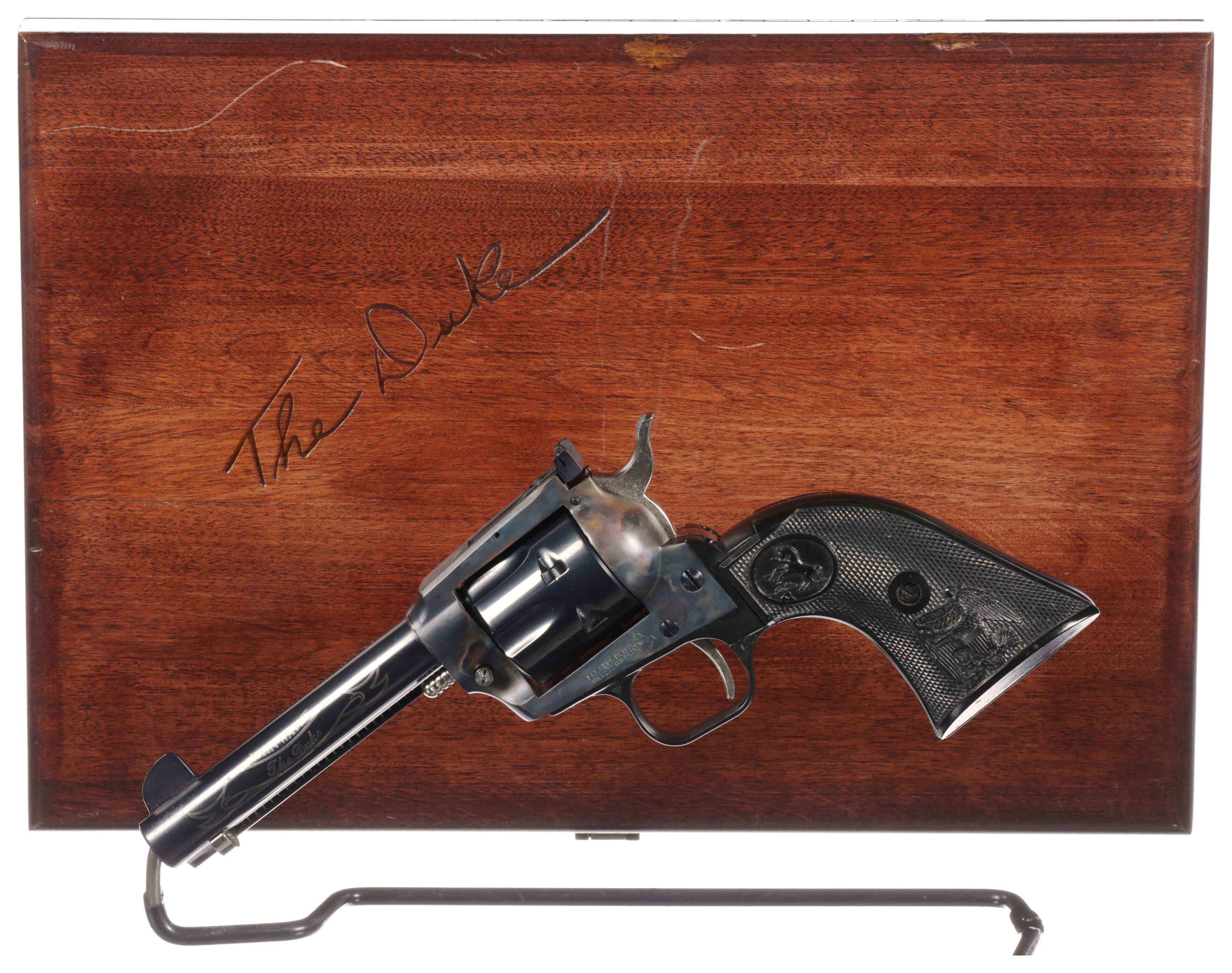 Cased Colt New Frontier John Wayne Commemorative Revolver | Rock Island ...